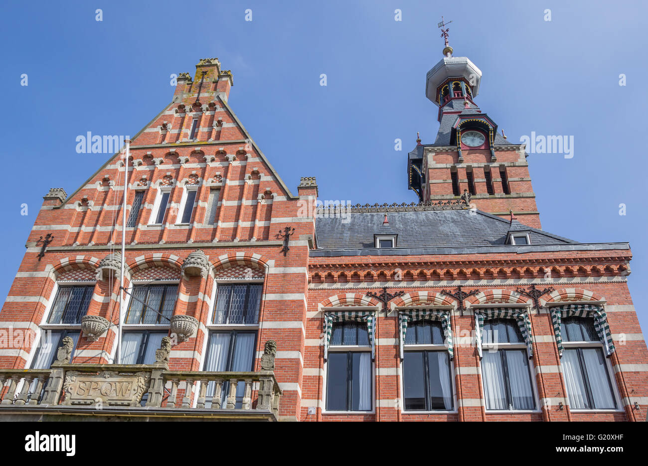 Town hall in the center of Winschoten, Netherlands Stock Photo - Alamy
