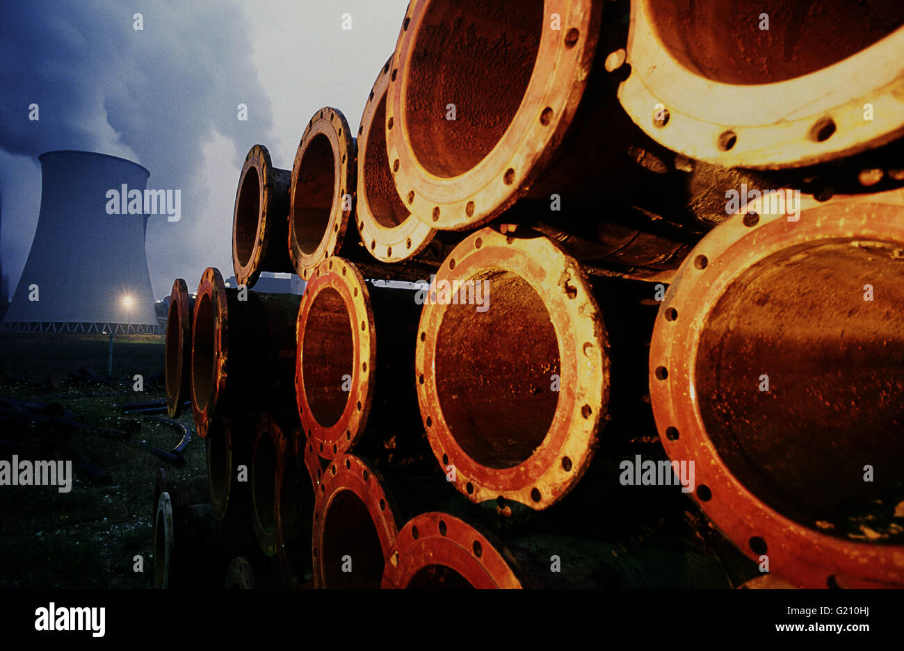 Germany westphalia pipes piping underground fuel delivery gas pollution ...