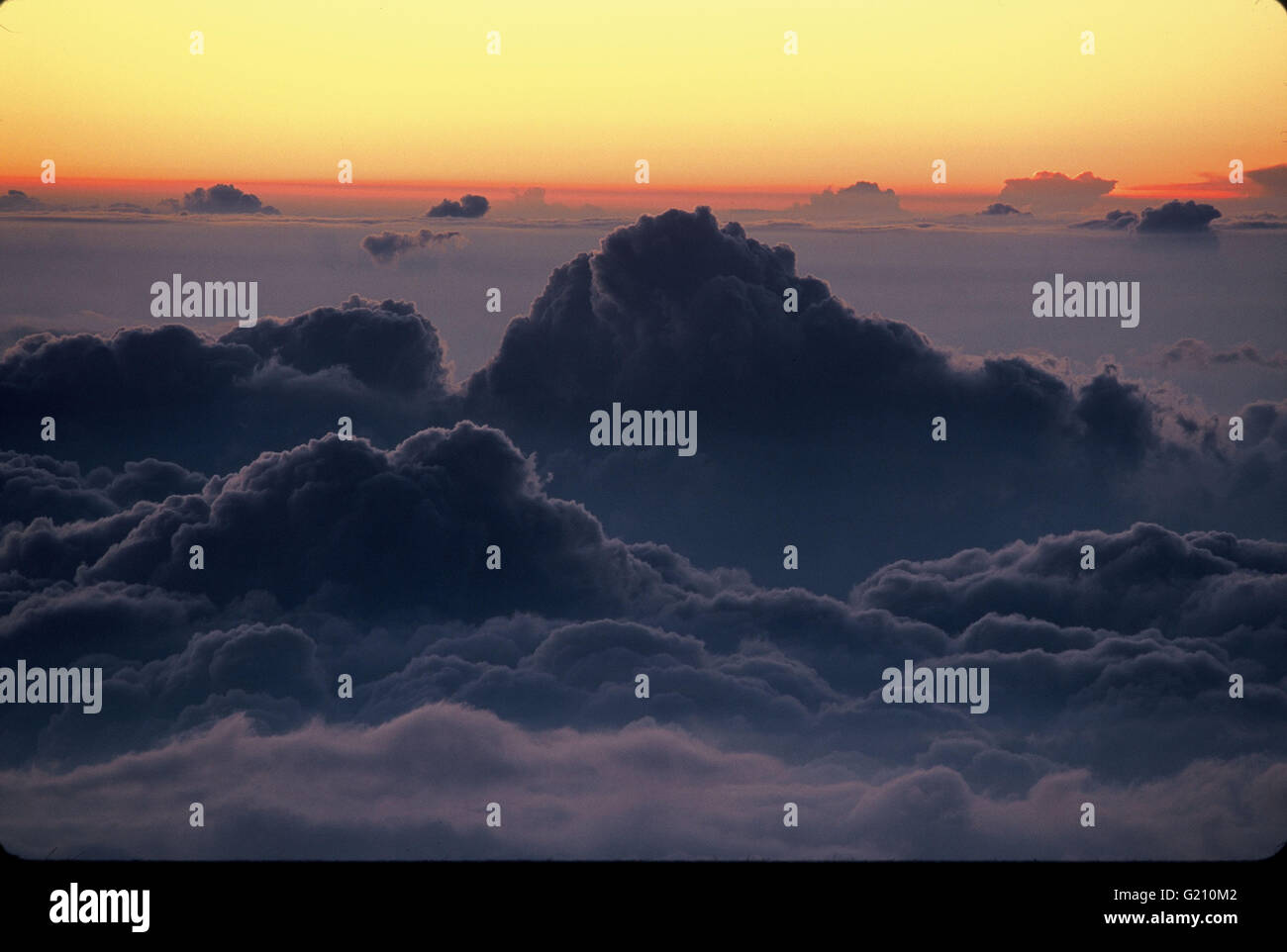 Clouds with sunset Stock Photo - Alamy