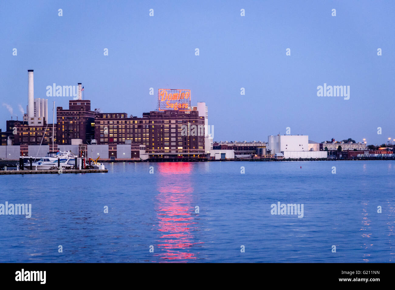 Domino Sugars plant, Locust Point, Inner Harbor, Baltimore, MD Stock ...