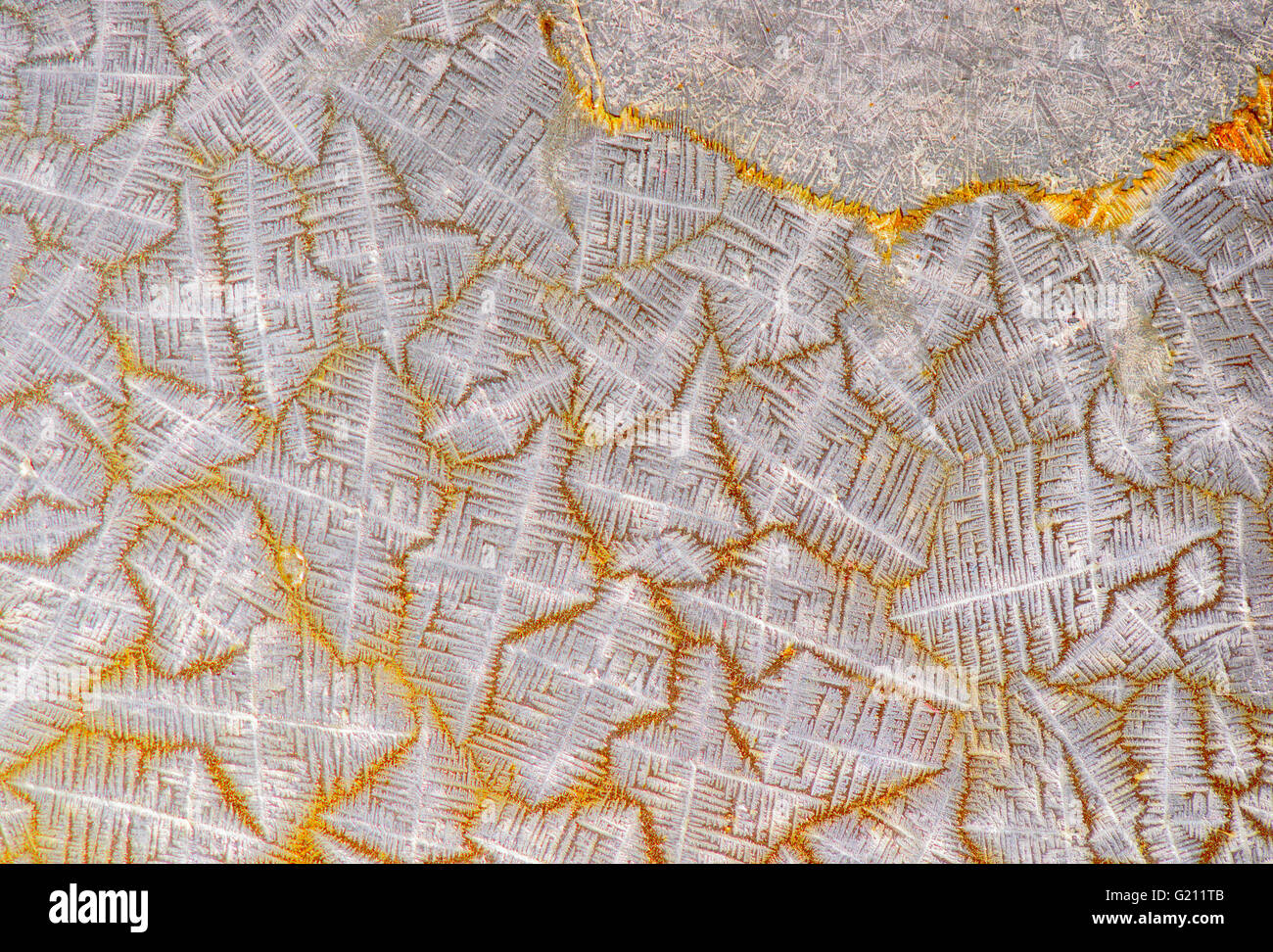 Closeup view of crystal salt pattern Stock Photo - Alamy