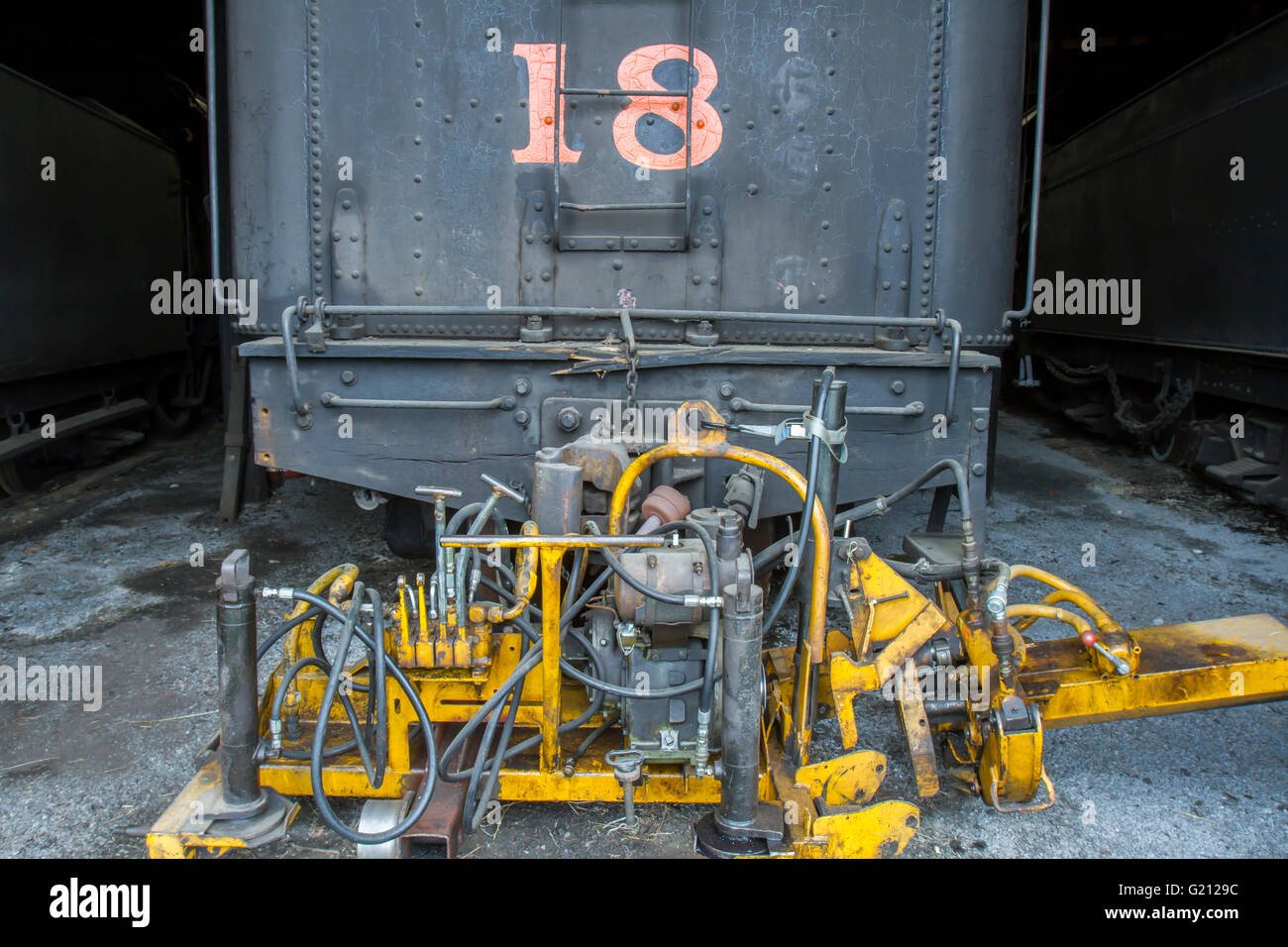 Antique Railroad Repair Car High Resolution Stock Photography and ...