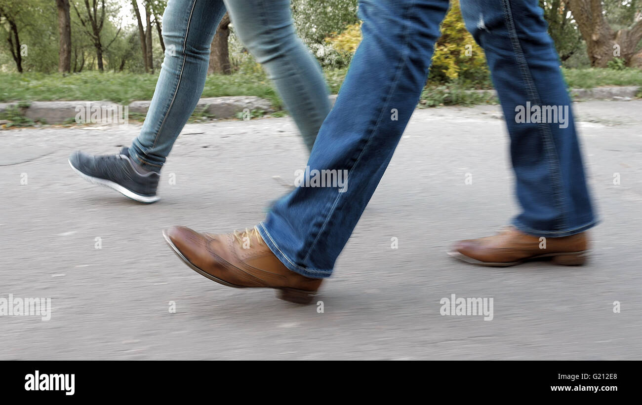 Walk sidewalk hi-res stock photography and images - Alamy