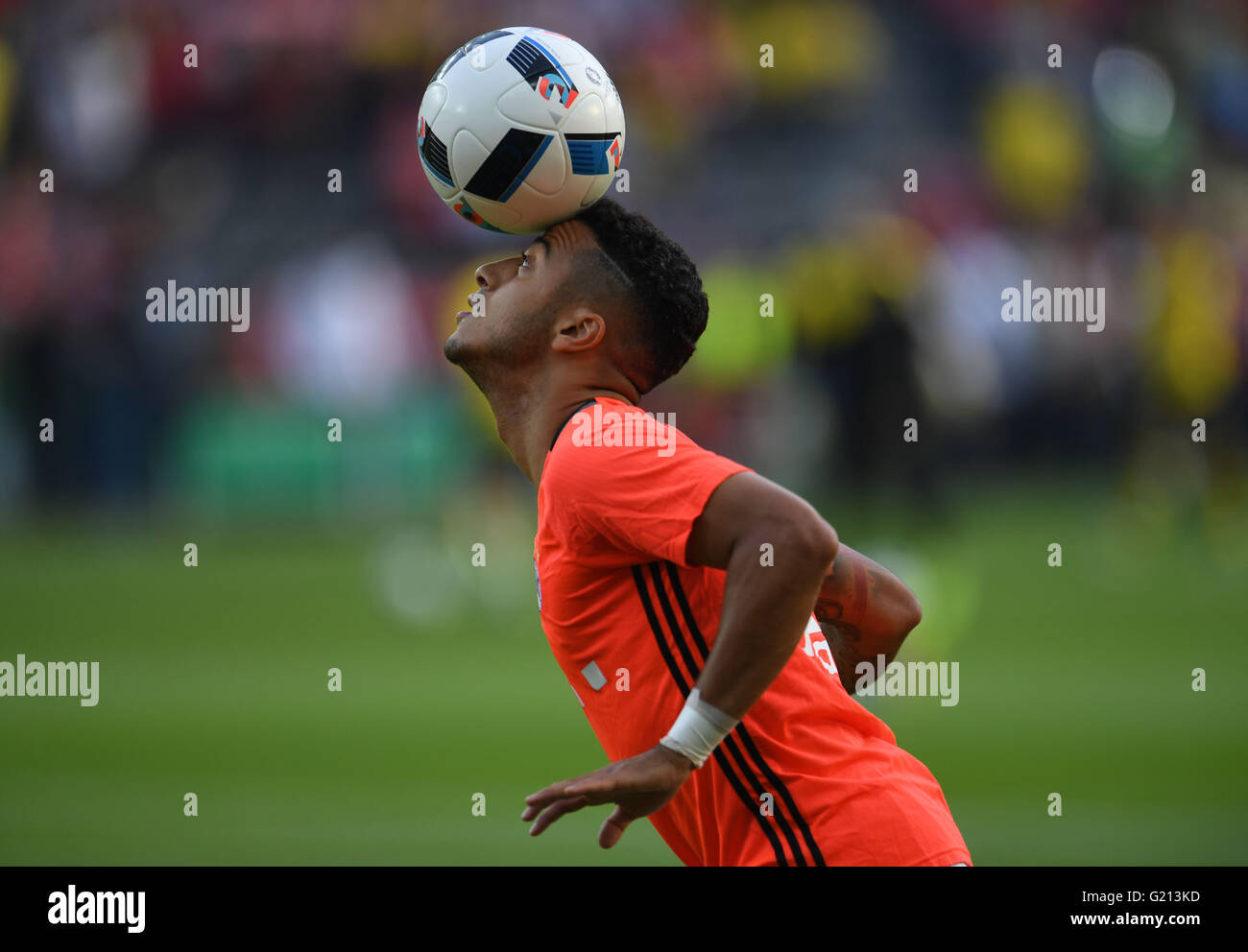 Munich's Thiago Alcantara prior to the German DFB Cup final soccer ...