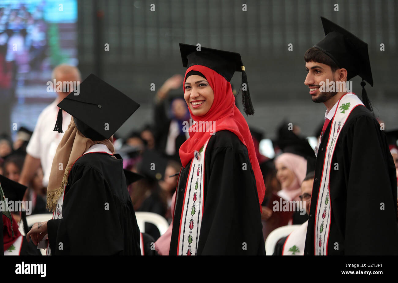 Ramallah, West Bank, Palestinian Territory. 21st May, 2016. Palestinian ...