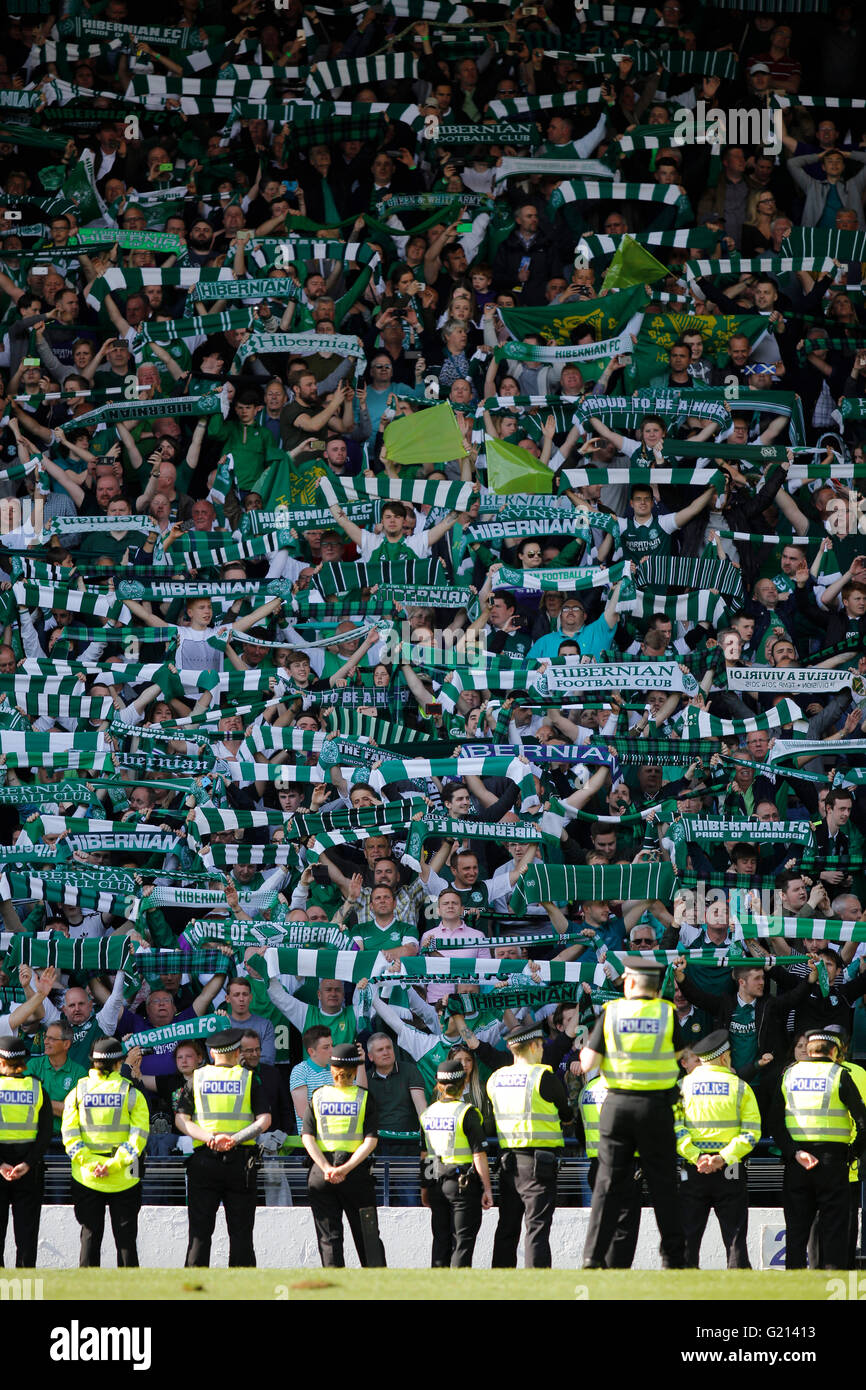 Scottish cup final fans police hi-res stock photography and images - Alamy