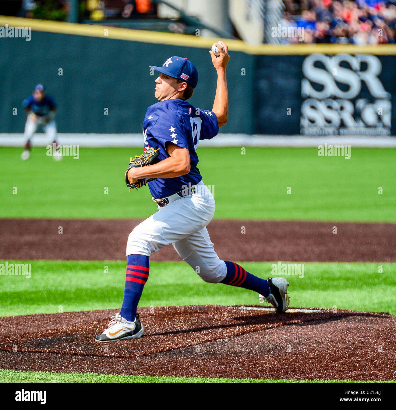 May 21, 2016 - Collin Snider #40 pitching during the game between the ...
