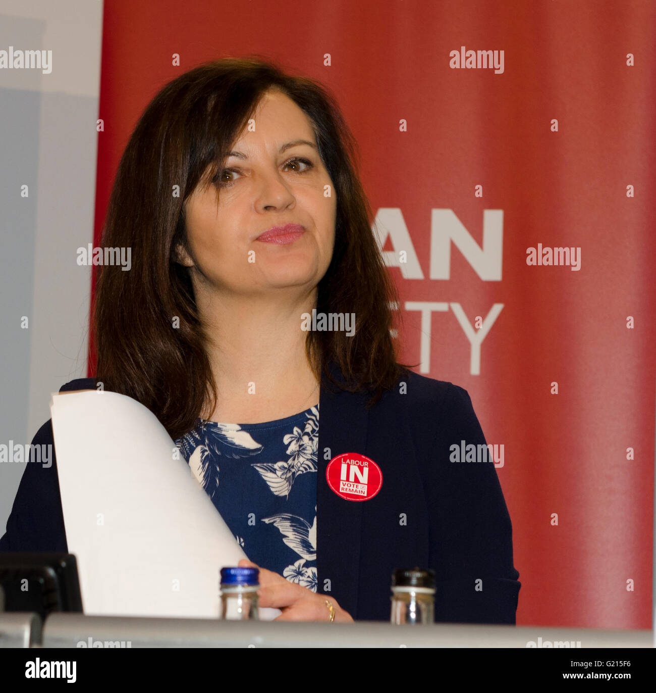 London, UK. 21st May, 2016. Caroline Flint, Labour MP for Don Valley ...