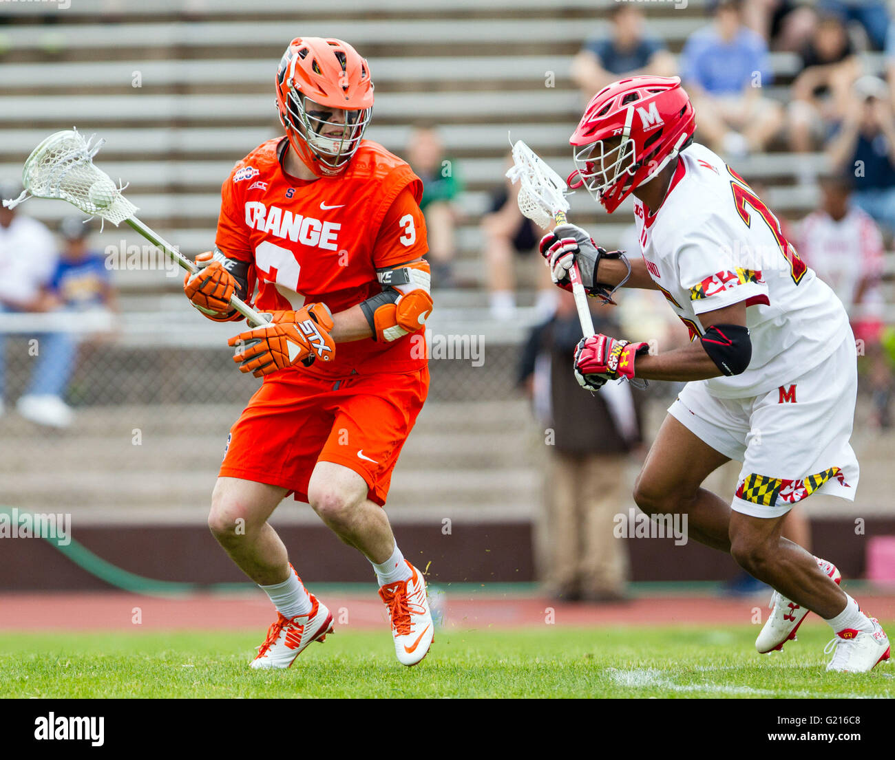 Brown Stadium. 21st May, 2016. RI, USA; Syracuse Orange attackman ...
