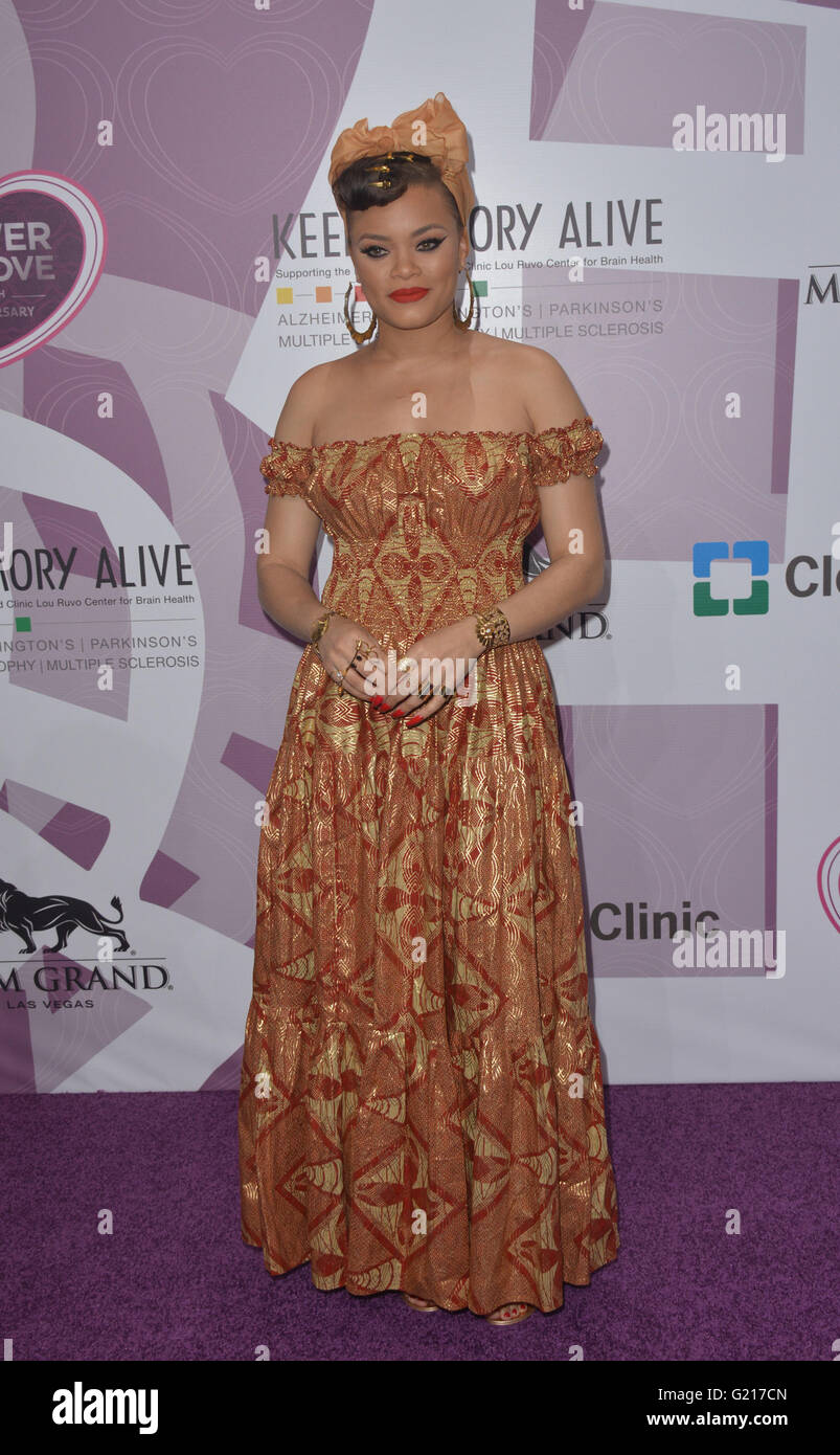 Las Vegas, Nevada, USA. 21st May, 2016. Singer Andra Day attends the ...
