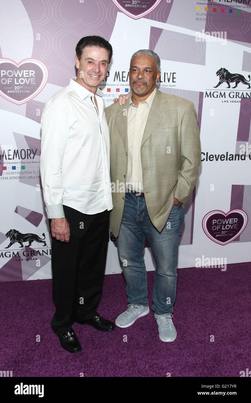 Las Vegas, NV, USA. 21st May, 2016. Rick Pitino, Marvin Menzies at ...