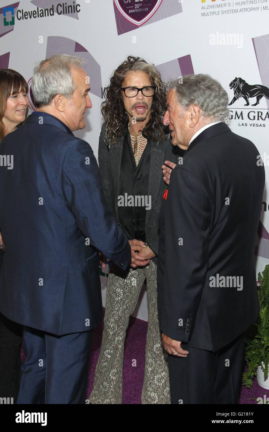 Las Vegas, NV, USA. 21st May, 2016. Larry Ruvo, Steven Tyler, Tony ...