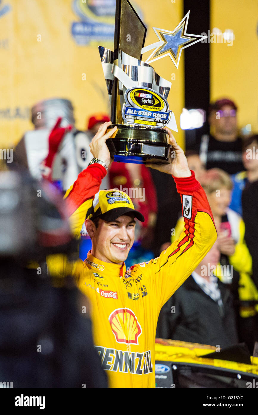 Concord, North Carolina, Spain. 21st May, 2016. NASCAR Driver Joey ...