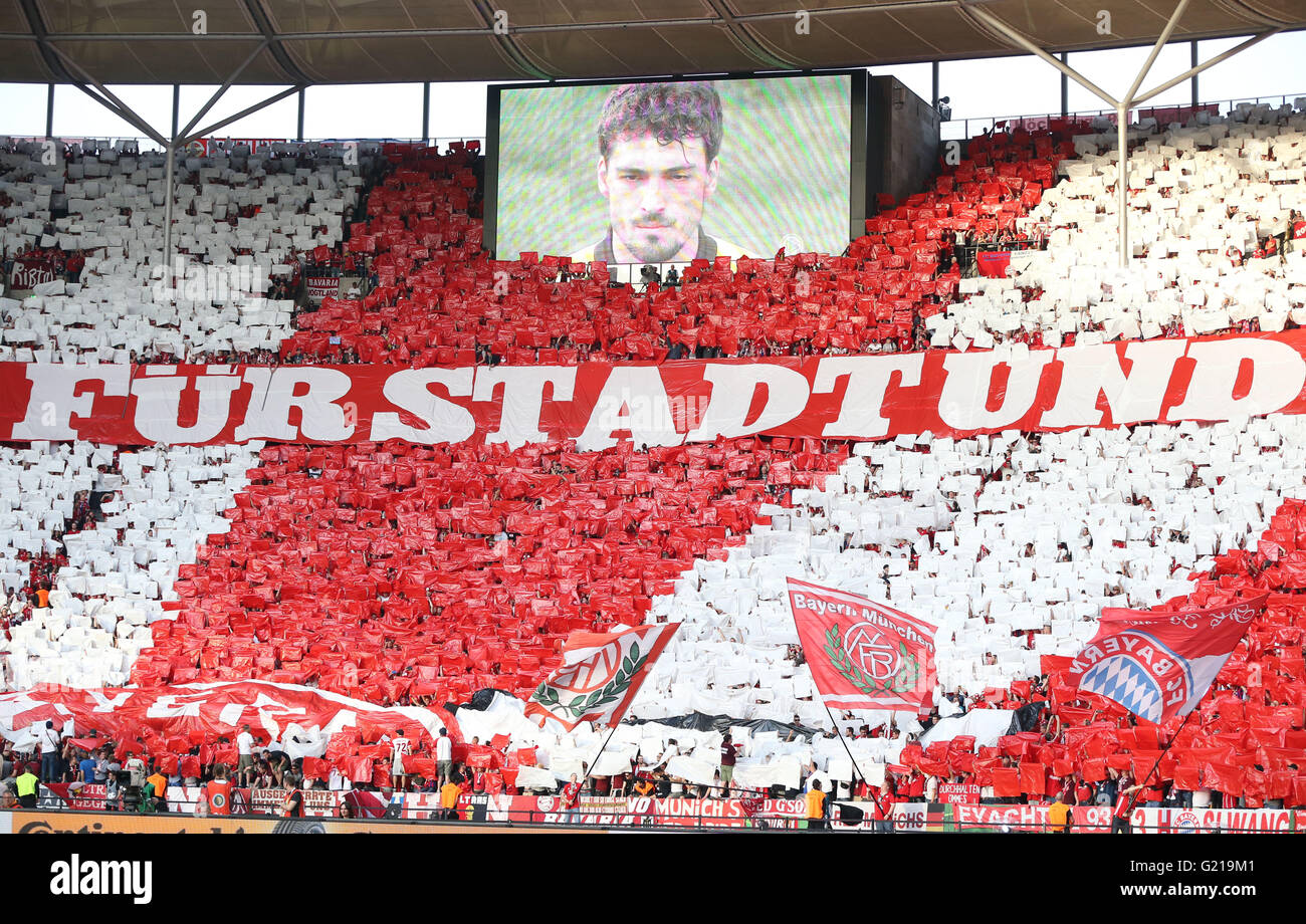 Berlin, Germany. 21st May, 2016. Dortmund's Mats Hummels is displayed ...