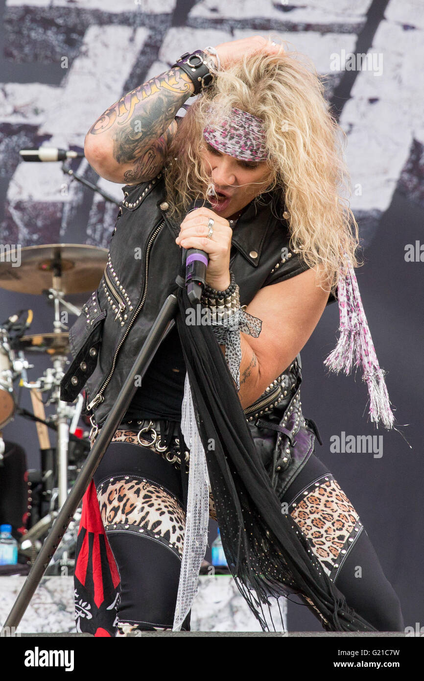 May 21, 2016 - Columbus, Ohio, U.S - Singer MICHAEL STARR of Steel ...