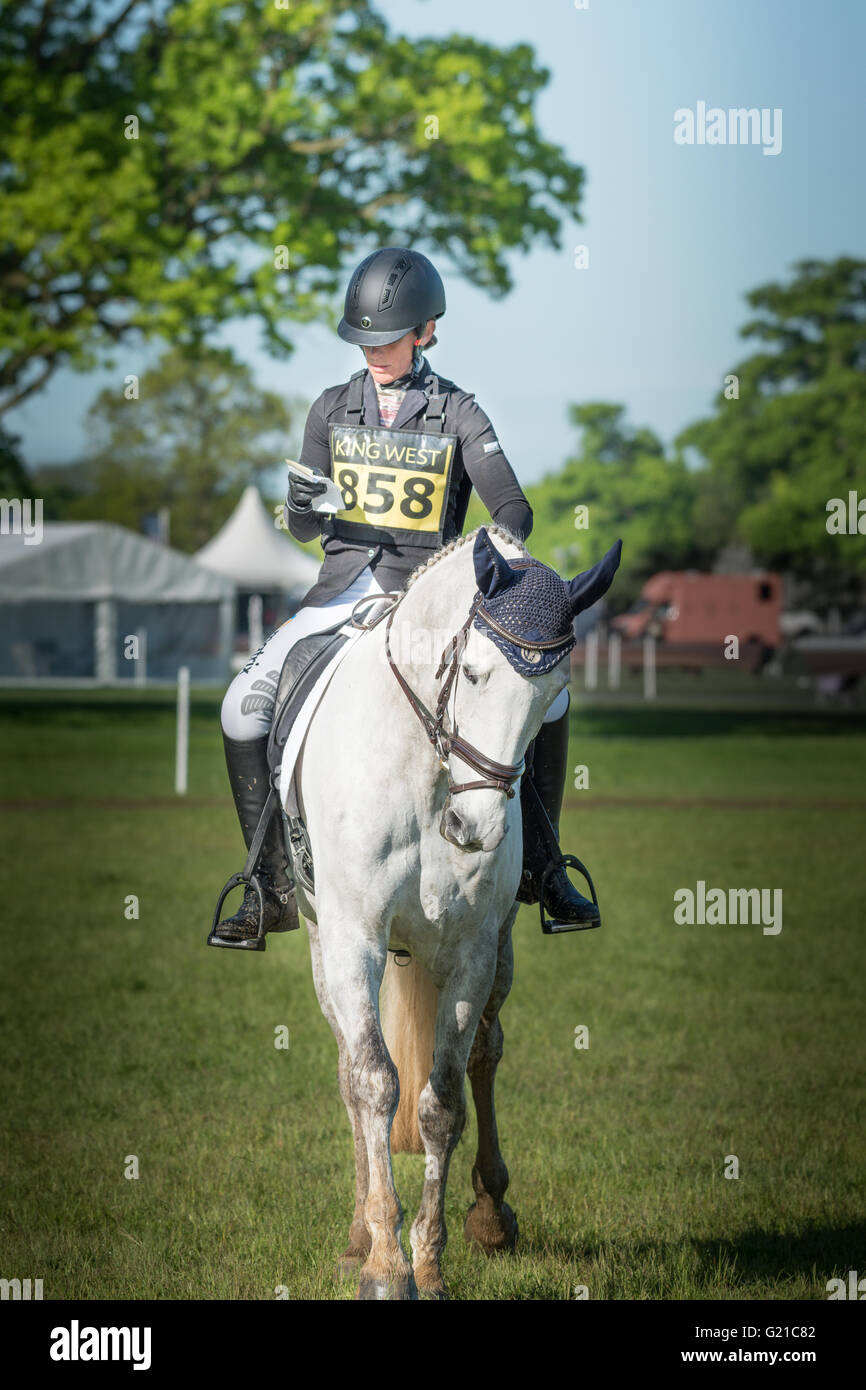 Rockingham, Corby, UK. 22nd May, 2016. A quick look at the check-list ...