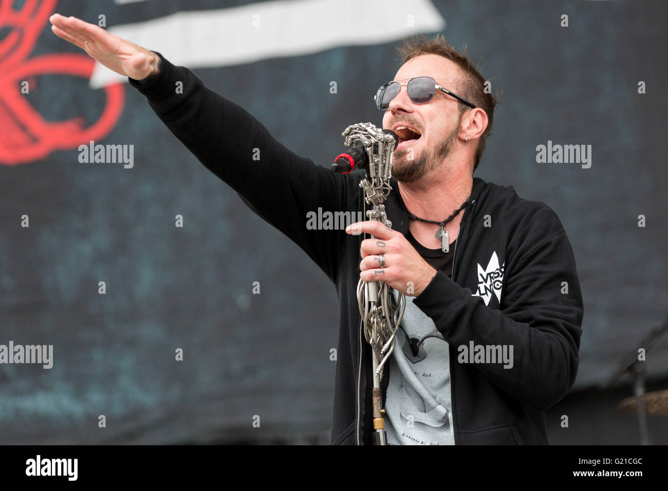 Columbus, Ohio, USA. 21st May, 2016. Singer ADAM GONTIER of Saint ...