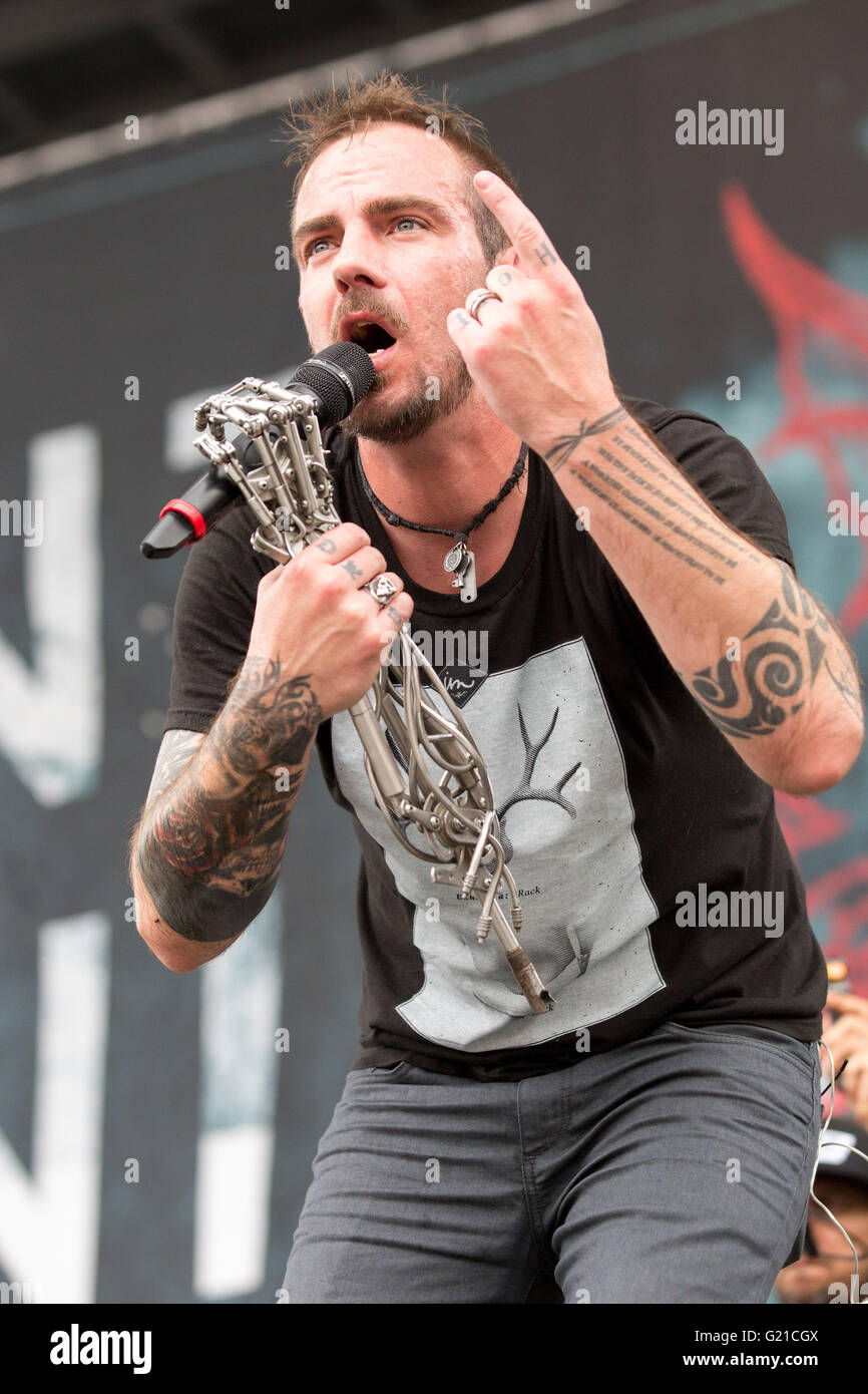 Columbus, Ohio, USA. 21st May, 2016. Singer ADAM GONTIER of Saint ...