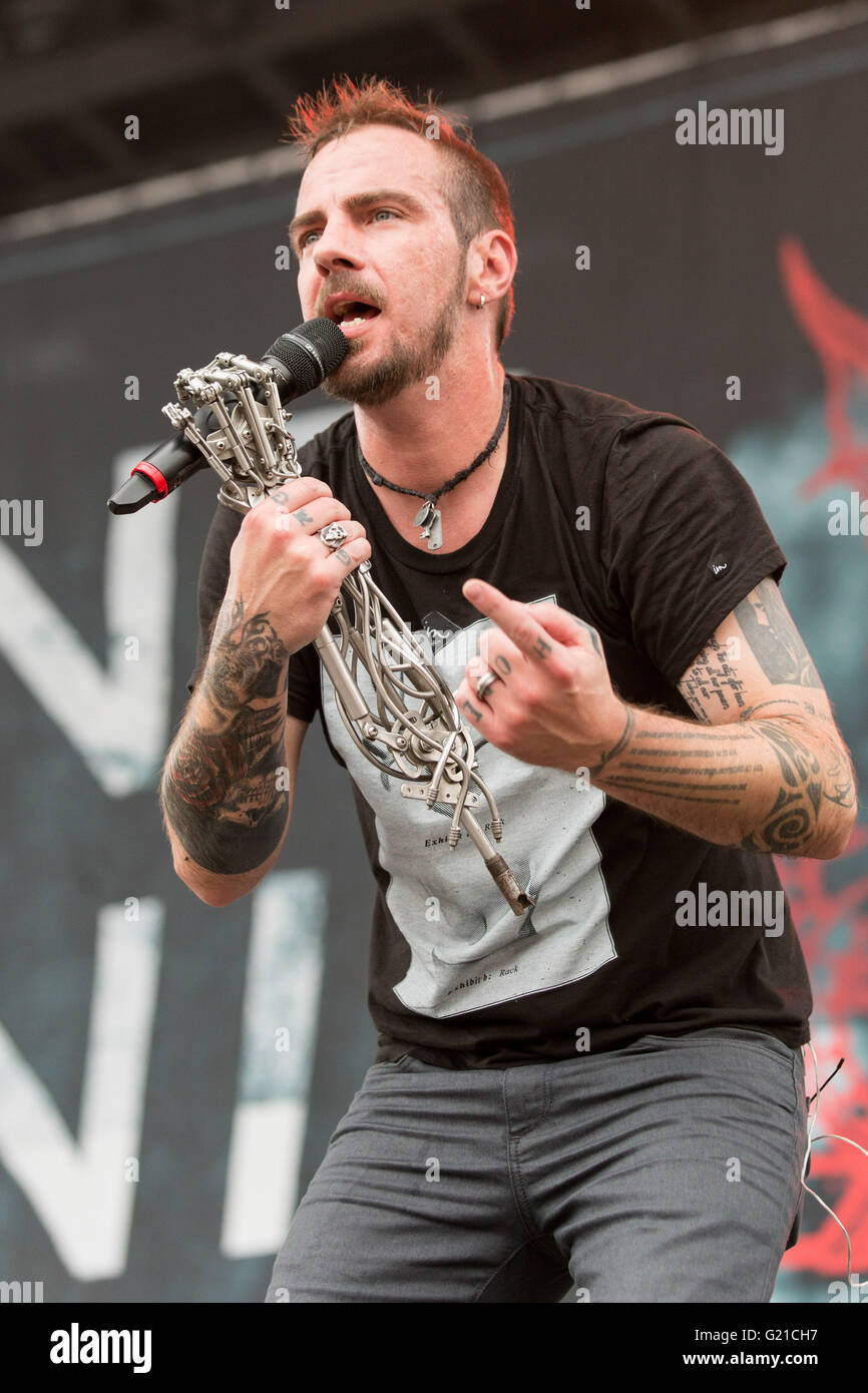 Columbus, Ohio, USA. 21st May, 2016. Singer ADAM GONTIER of Saint ...