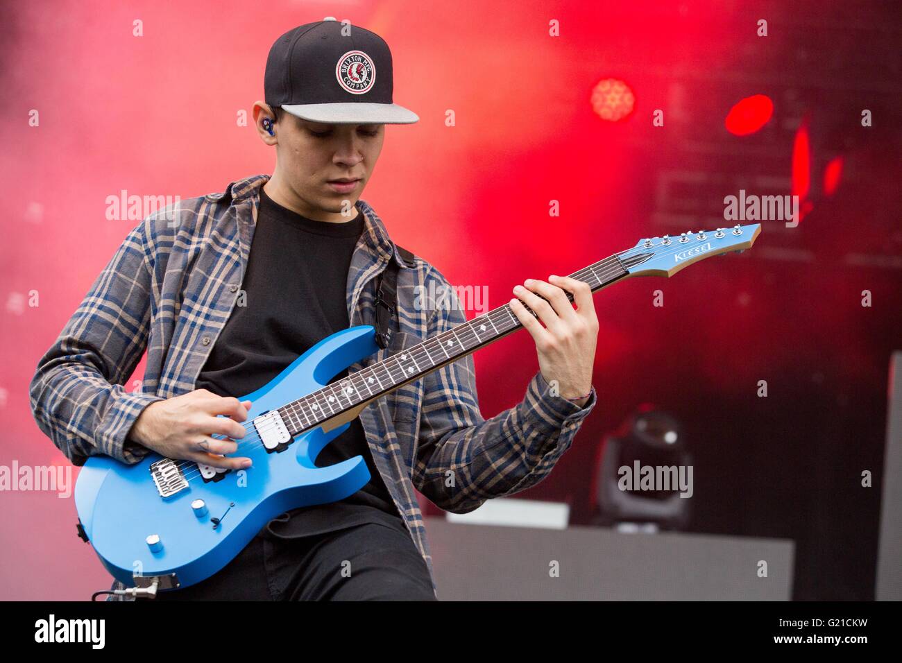 Columbus, Ohio, USA. 21st May, 2016. Guitarist ADRIAN J. ''AJ'' REBOLLO ...