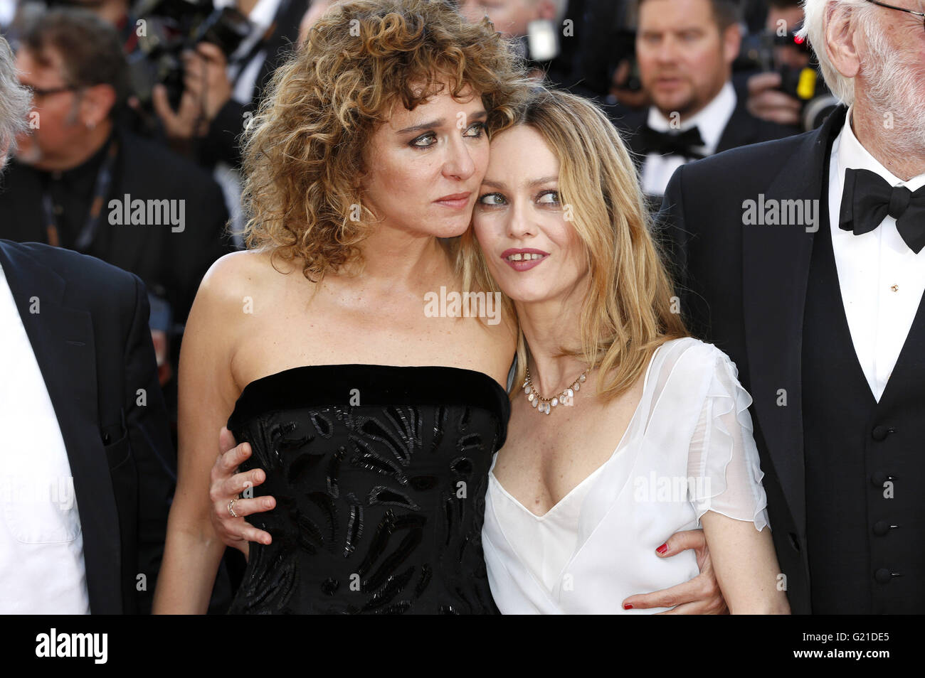 Vanessa Paradis and Valeria Golino attending the 'The Last Face ...