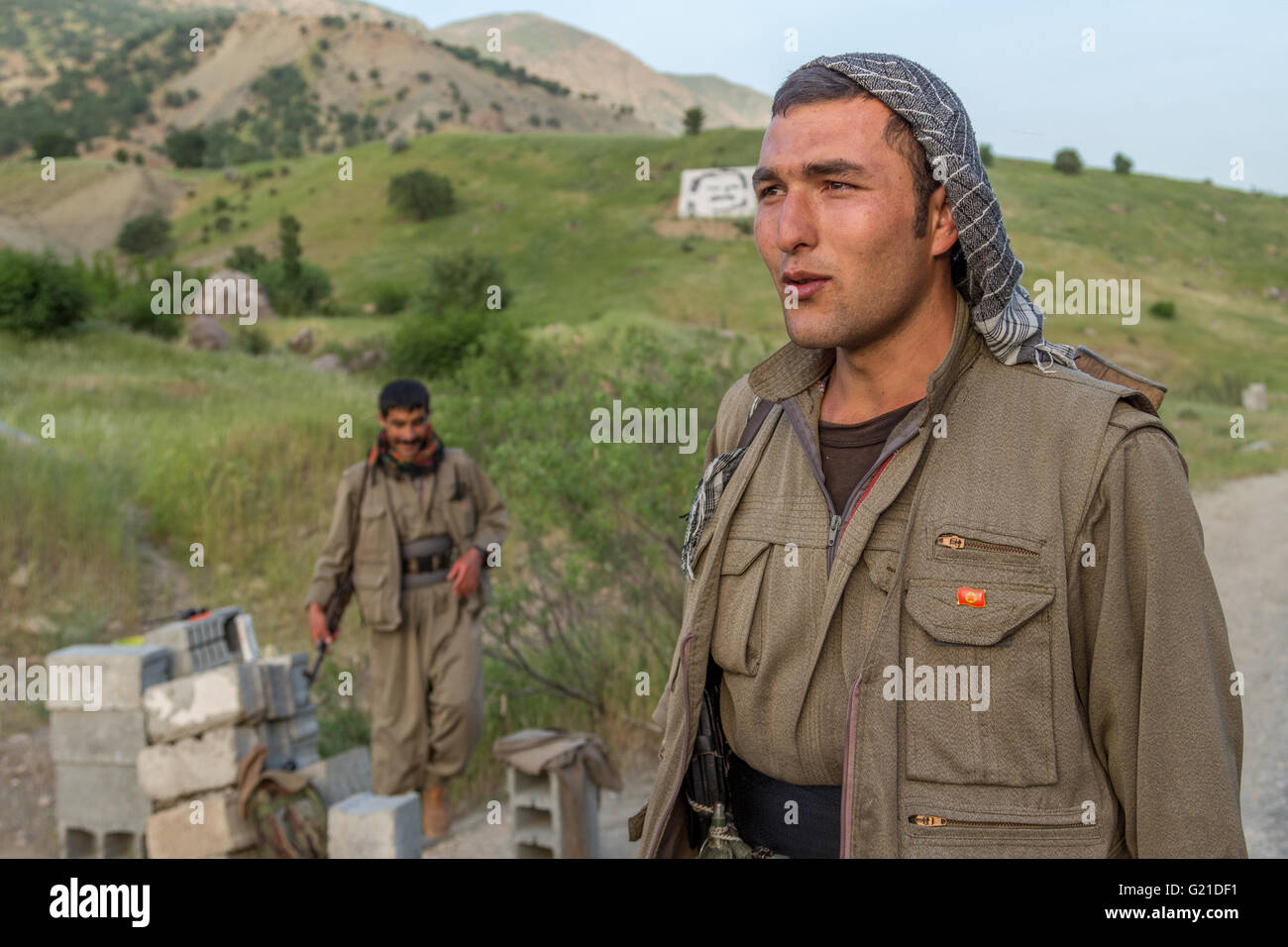 Qandil, Iraq. 15th May, 2016. In the Qandil mountains the guerrilla of ...
