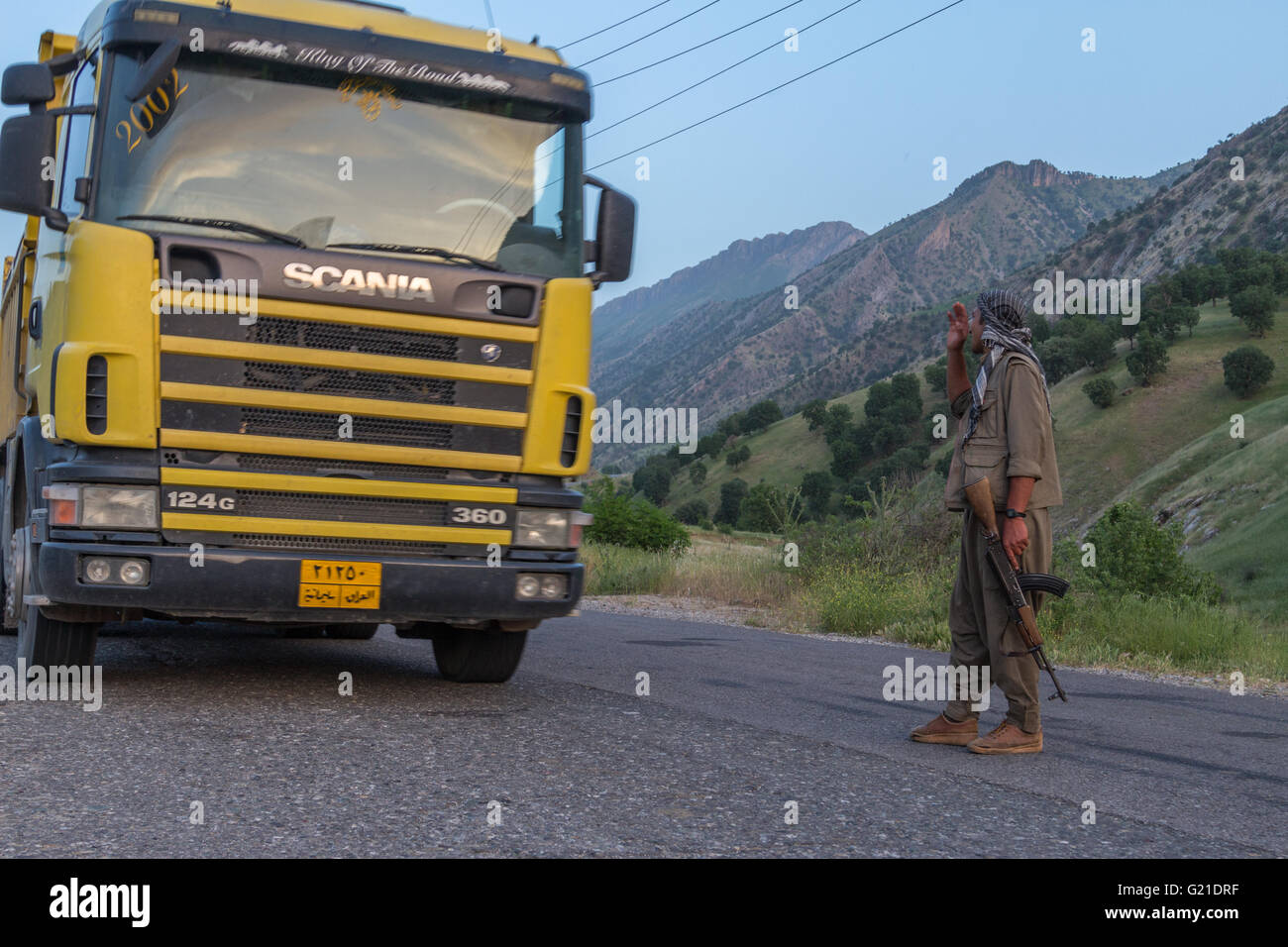 Qandil, Iraq. 15th May, 2016. In the Qandil mountains the guerrilla of ...