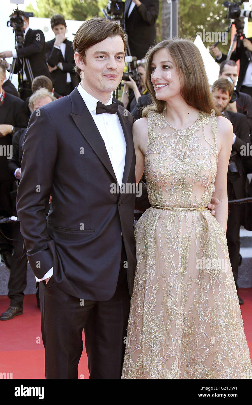 Alexandra Maria Lara and Sam Riley attending the 'Elle' premiere during ...
