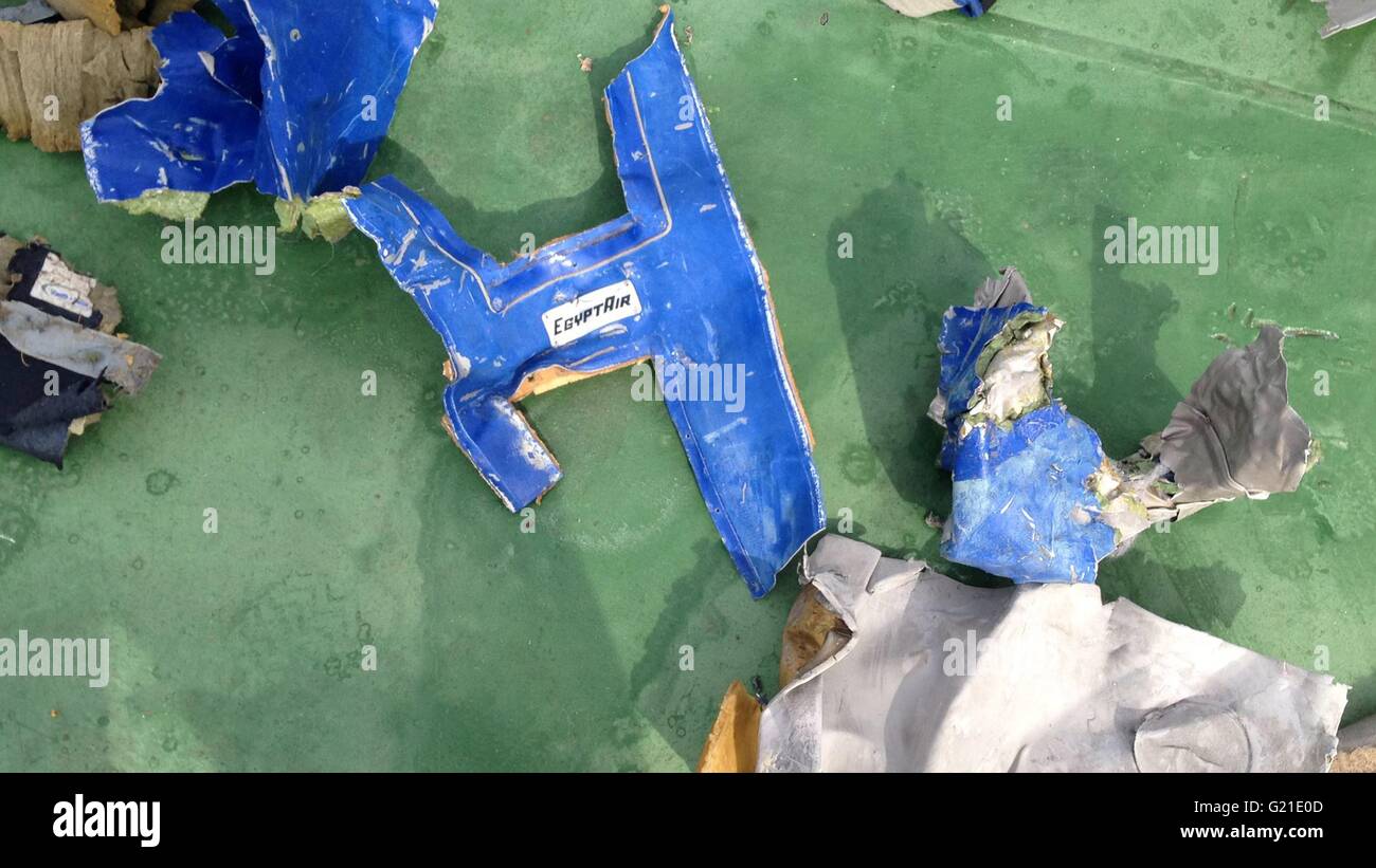 Pieces of wreckage from Egyptair Flight 804 recovered from the ...