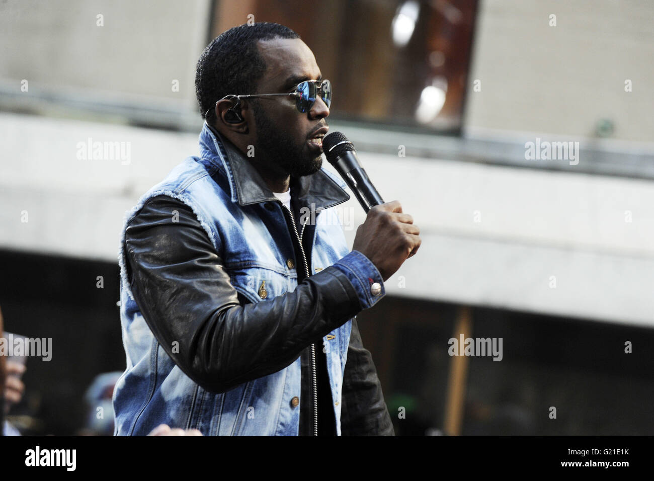 New York City. 20th May, 2016. Puff Daddy and the Family perform on NBC ...