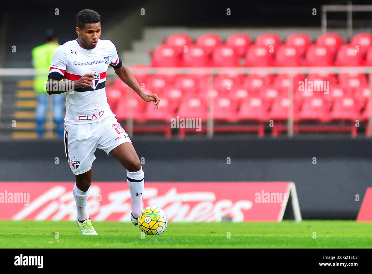 SAO PAULO, Brazil - 05/22/2016: SAO PAULO X internationally Matheus ...