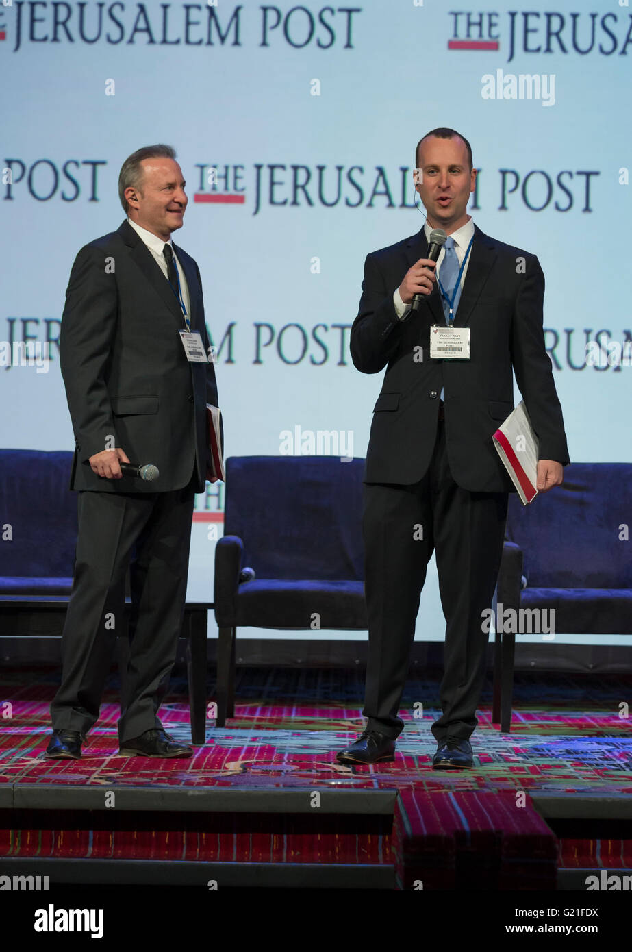 New York, NY USA. 22nd May, 2016. Editors Steve Linde & Yaakov Katz ...