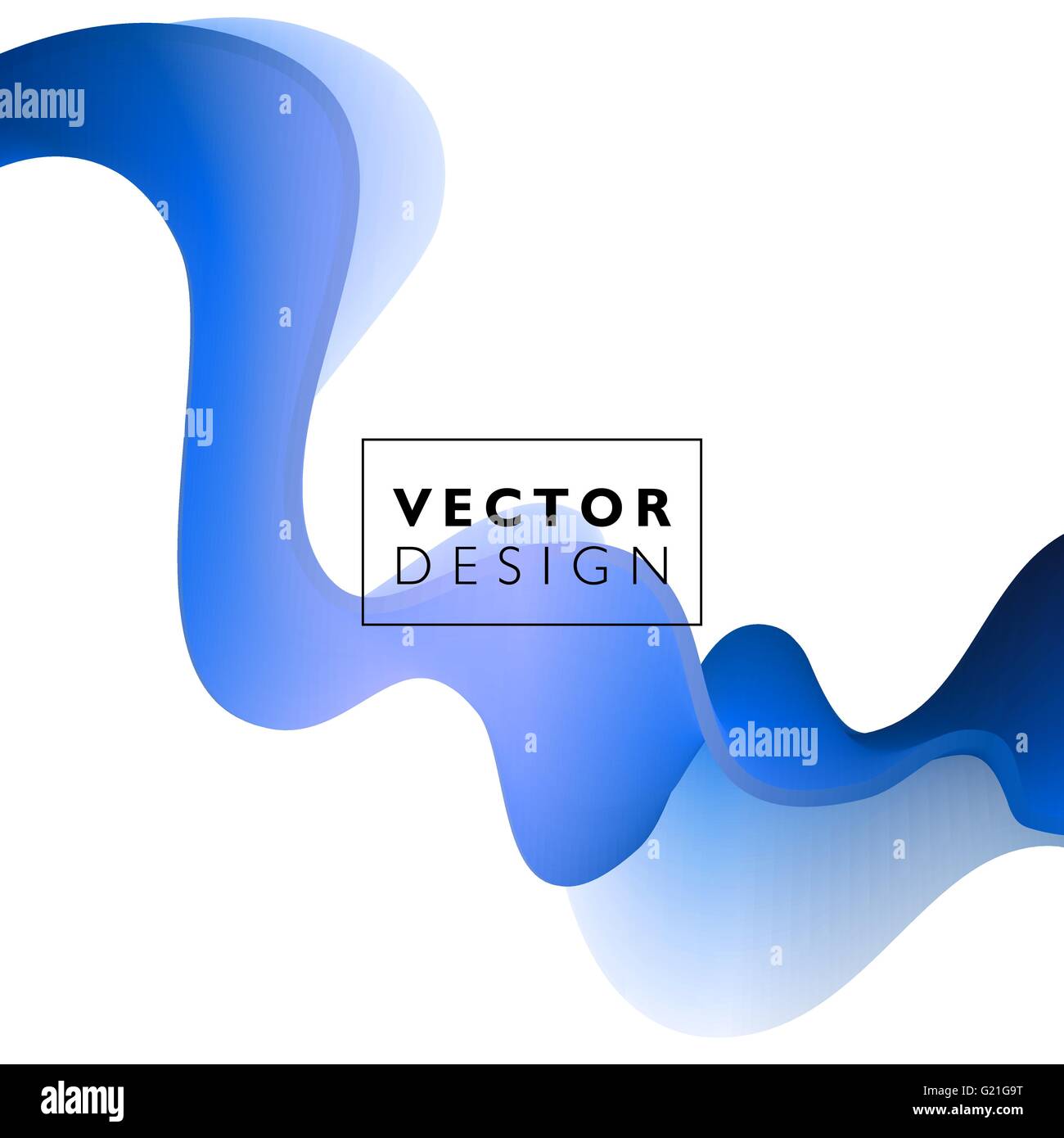 Abstract smooth color wave vector. Curve flow purple motion ...