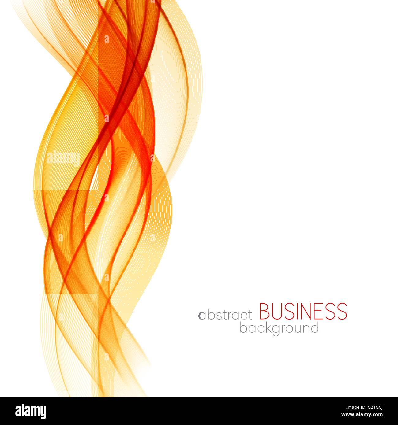 Abstract orange wavy lines. Colorful vector background Stock Vector ...