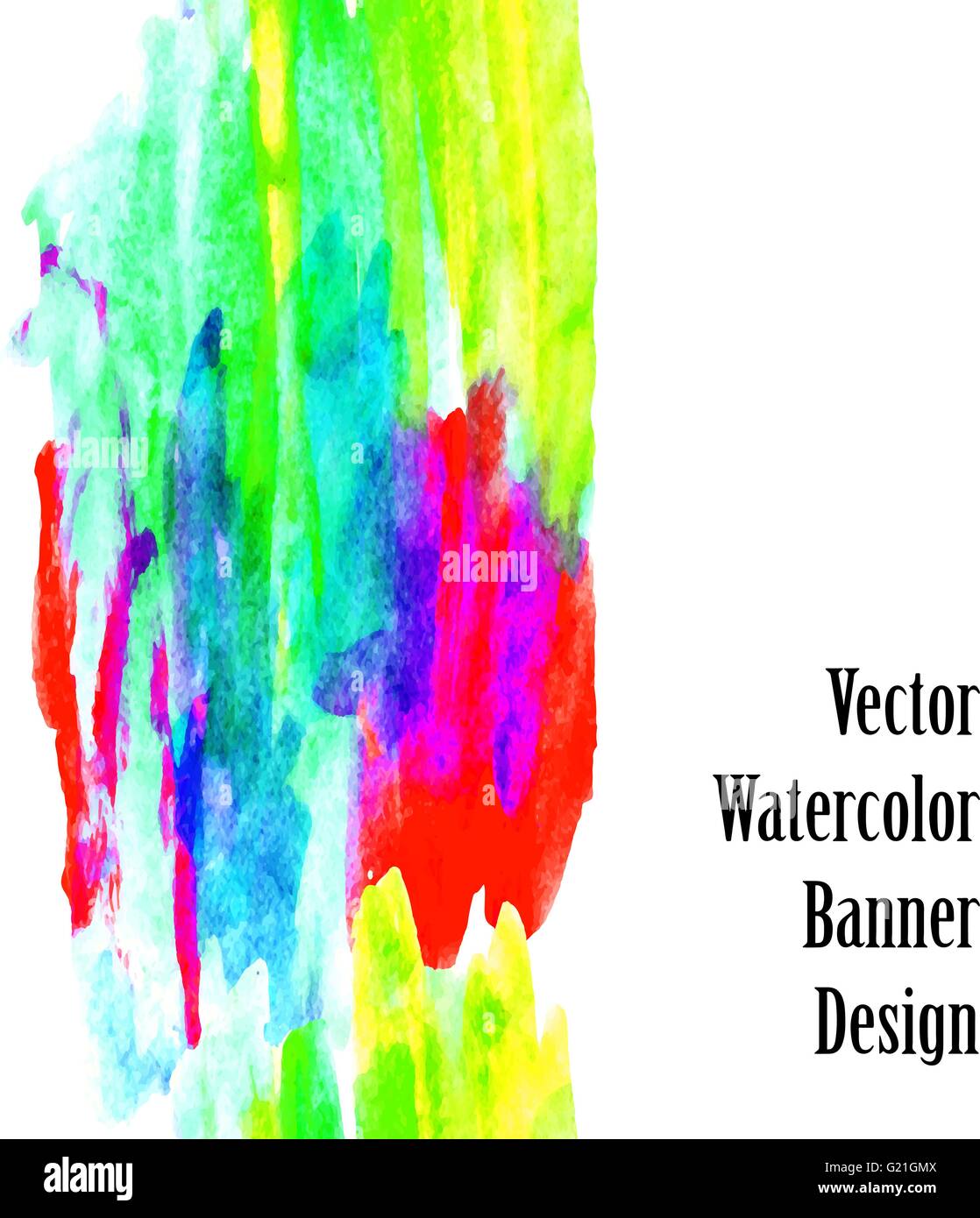 Seamless abstract green watercolor Stock Vector Images - Alamy