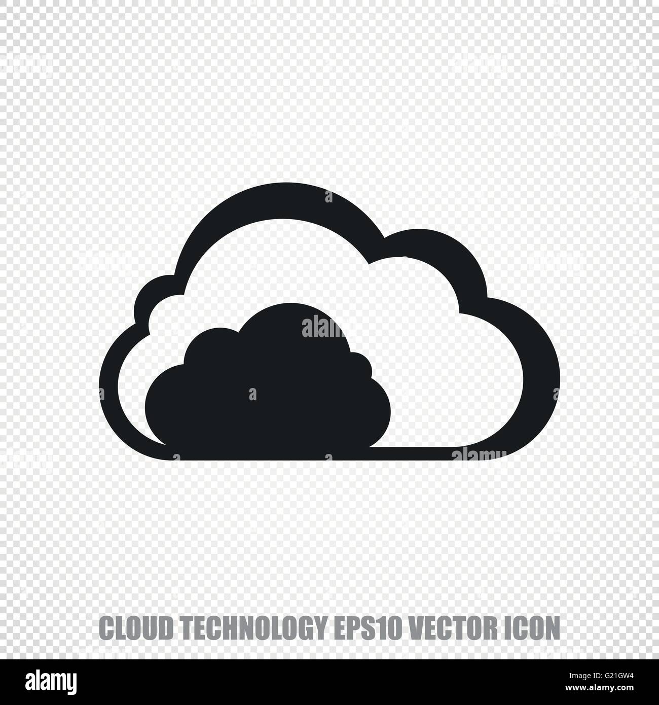 Cloud technology vector Cloud icon. Modern flat design Stock Vector ...