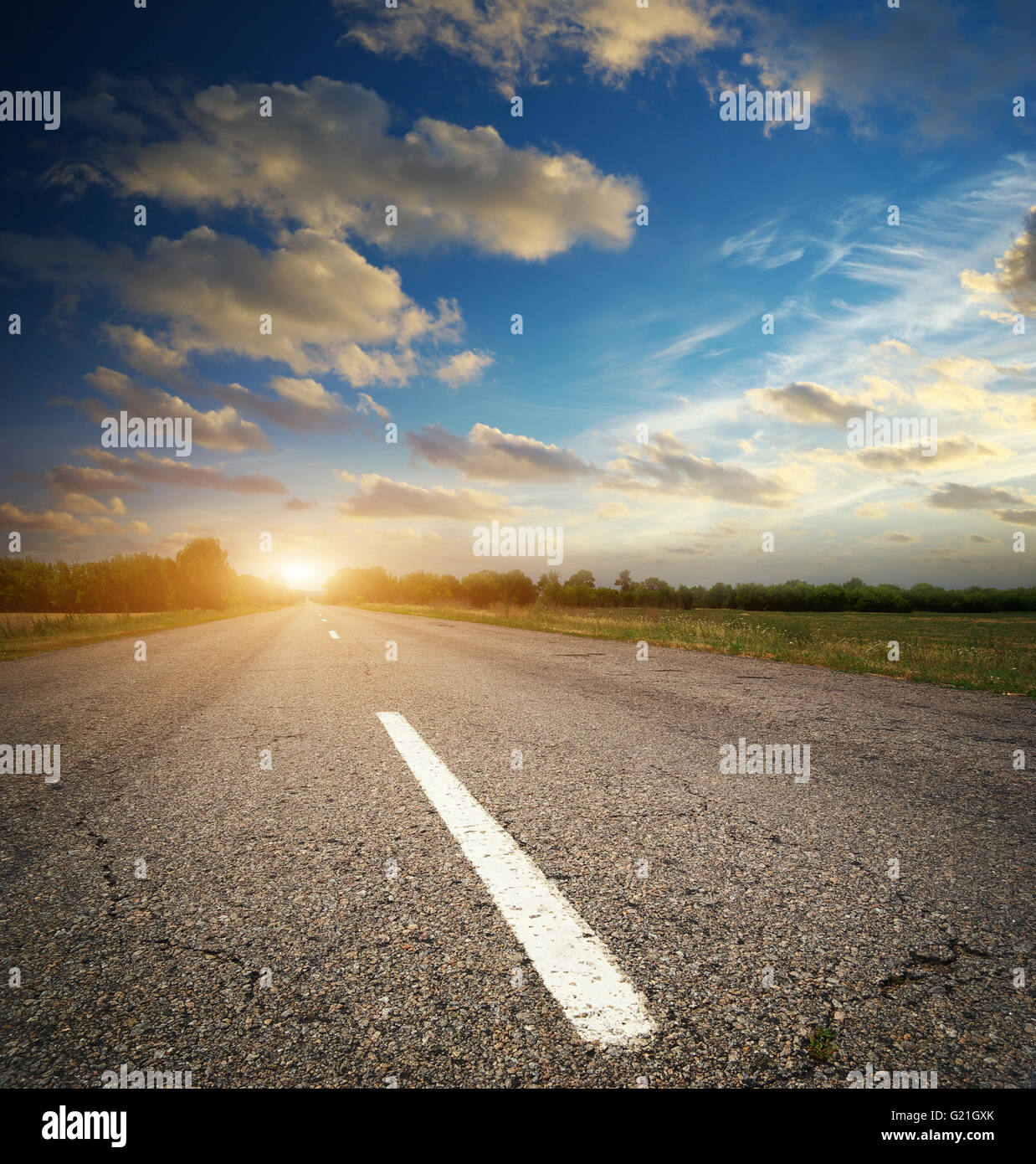 Deep road. Element of design Stock Photo - Alamy