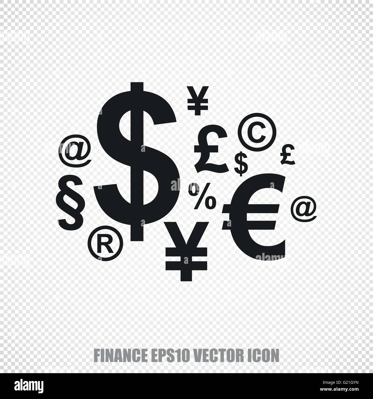 Finance vector Finance Symbol icon. Modern flat design Stock Vector ...
