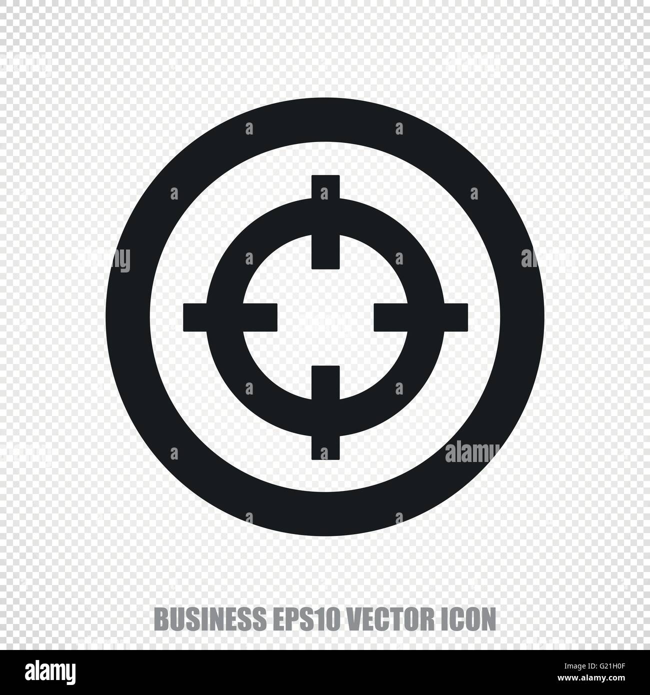 Business vector Target icon. Modern flat design Stock Vector Image ...