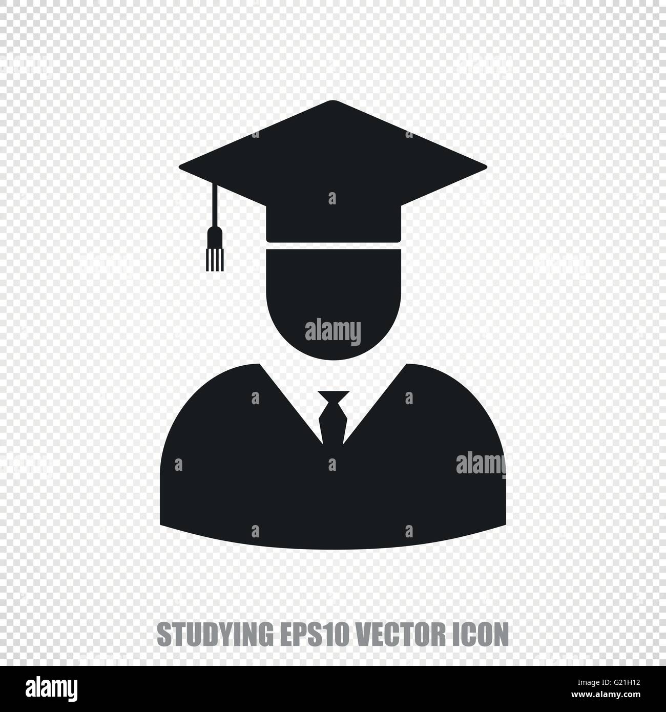 Learning vector Student icon. Modern flat design Stock Vector Image ...
