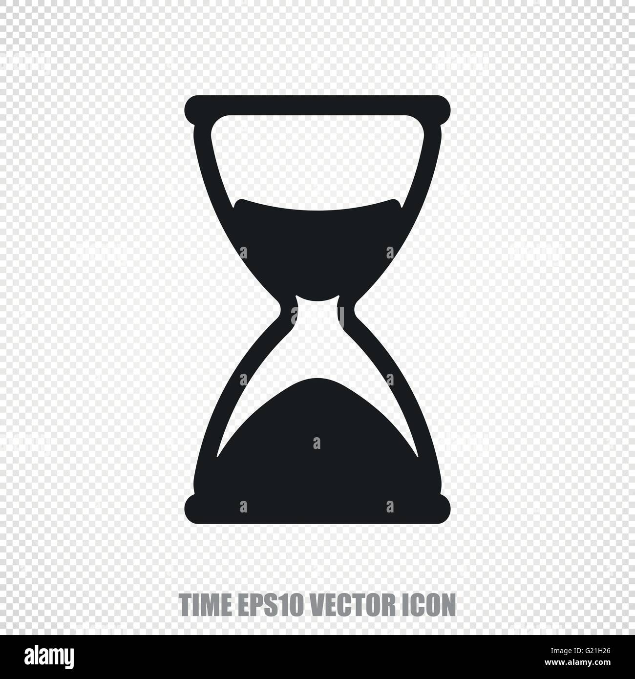 Timeline vector Hourglass icon. Modern flat design Stock Vector Image ...