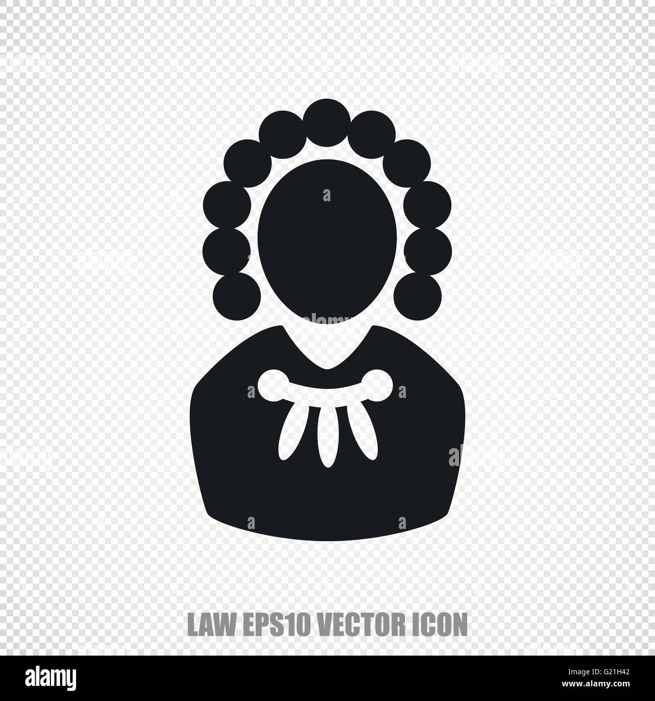 Law vector Judge icon. Modern flat design Stock Vector Image & Art - Alamy