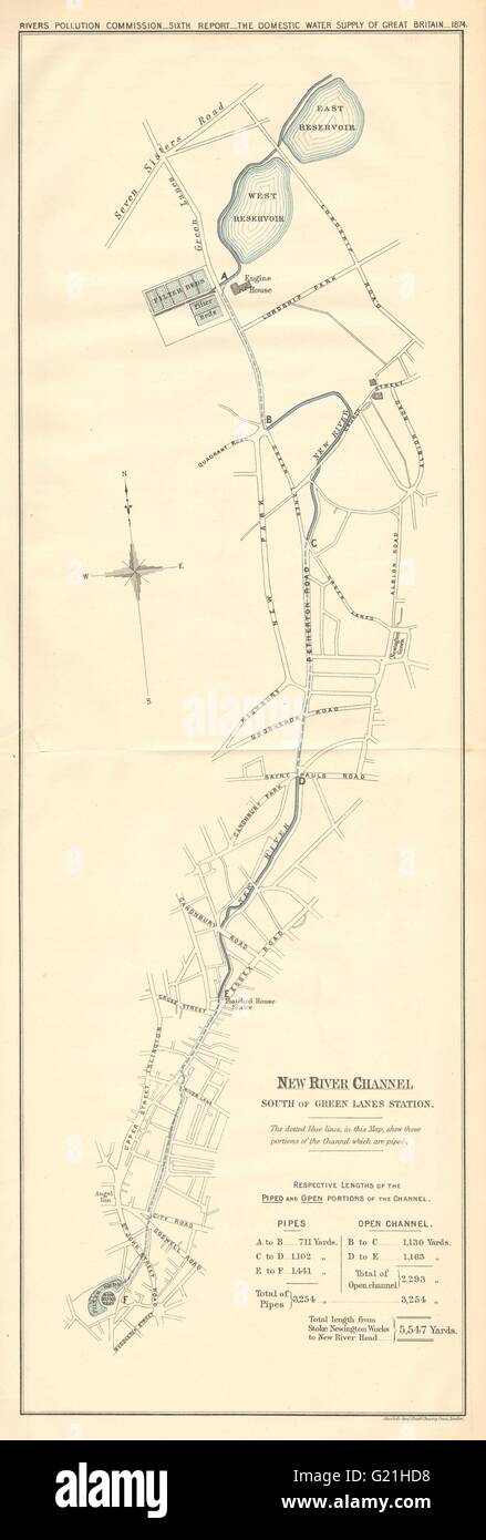 Map of stoke newington hi-res stock photography and images - Alamy