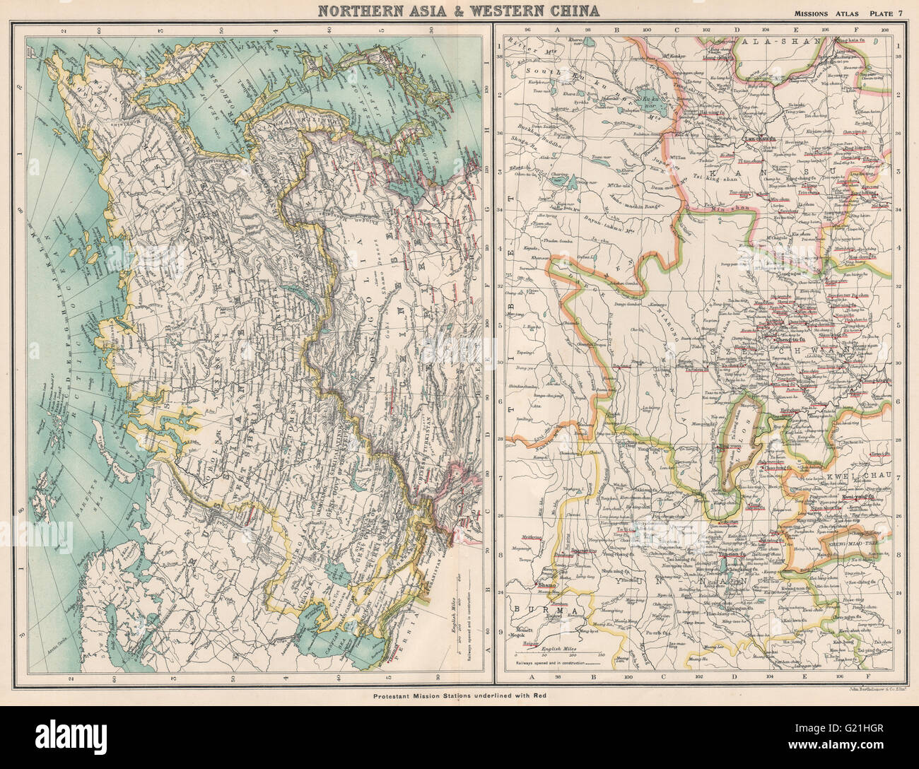 Northern china map hi-res stock photography and images - Alamy