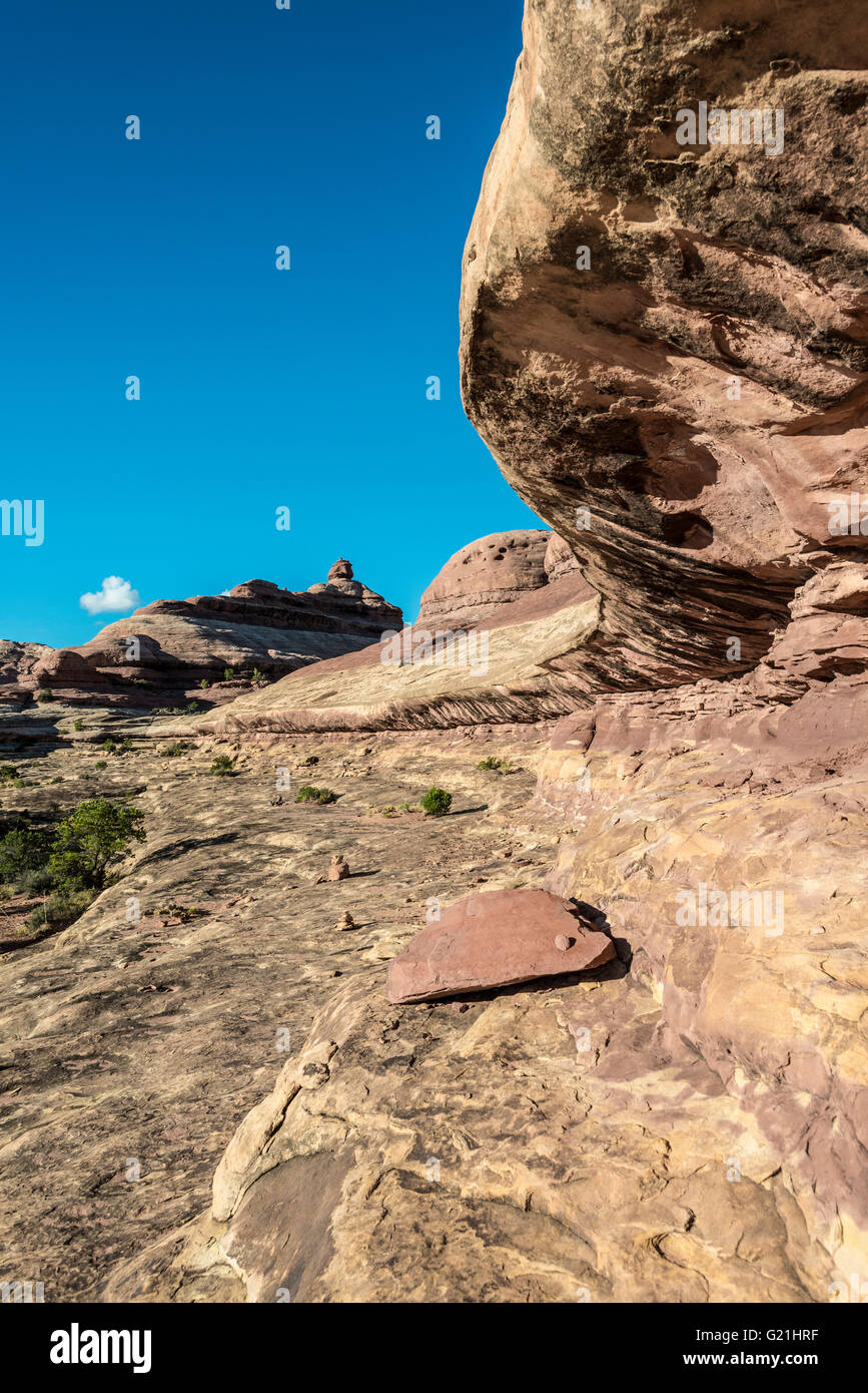 Rock formation, The Needles District, Canyonlands National Park, Utah ...