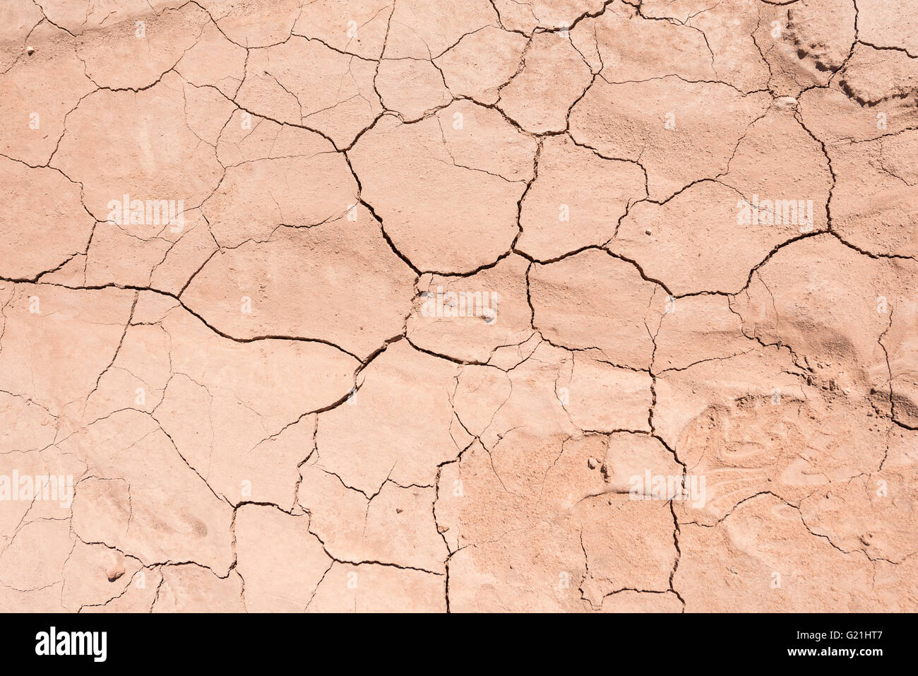 Dry ground, dry clay soil, Canyonlands National Park, Utah, USA Stock ...