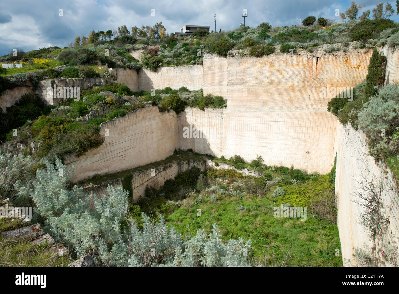 An old quarry, Monteleone Rocca Doria, Sardinia, Italy Stock Photo - Alamy