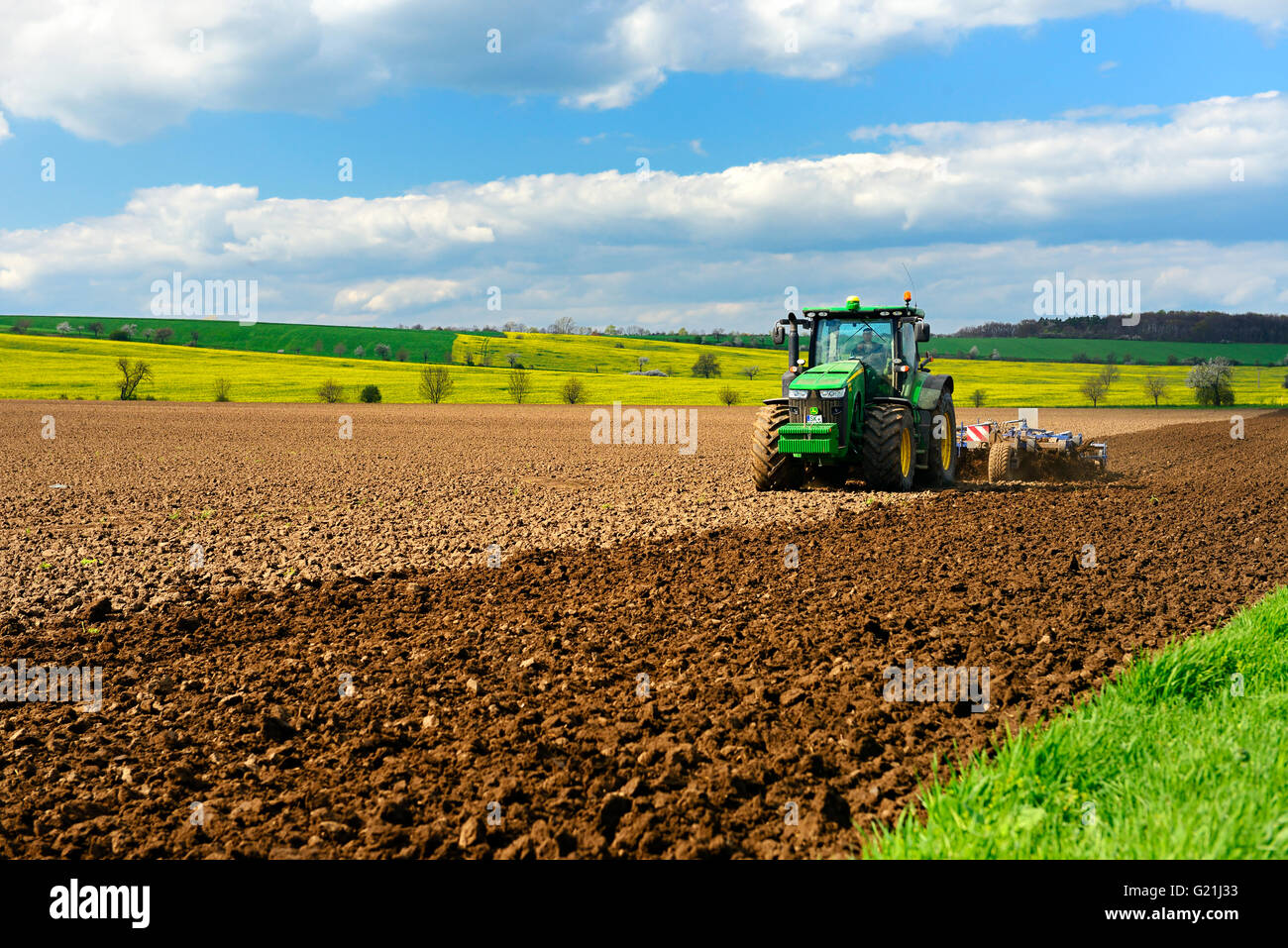 Tractor plowing field hi-res stock photography and images - Alamy