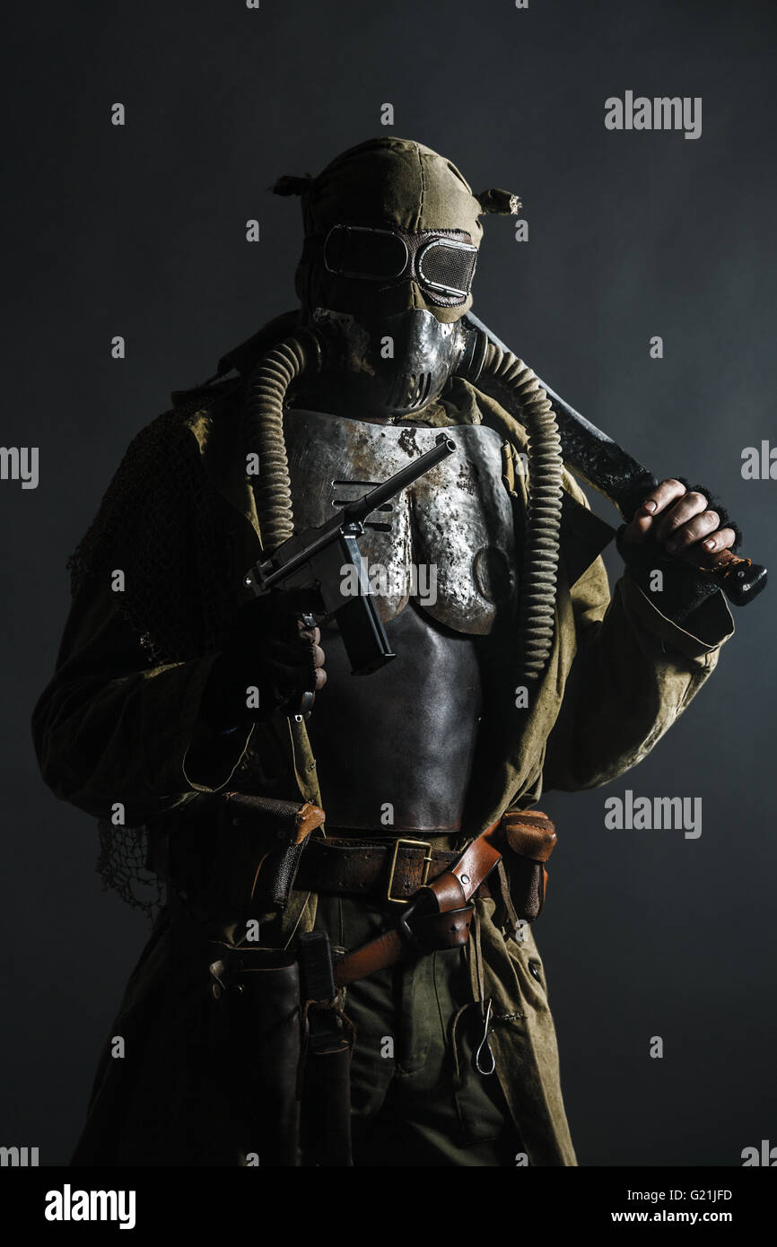 studio shot of nuclear survivor Stock Photo - Alamy