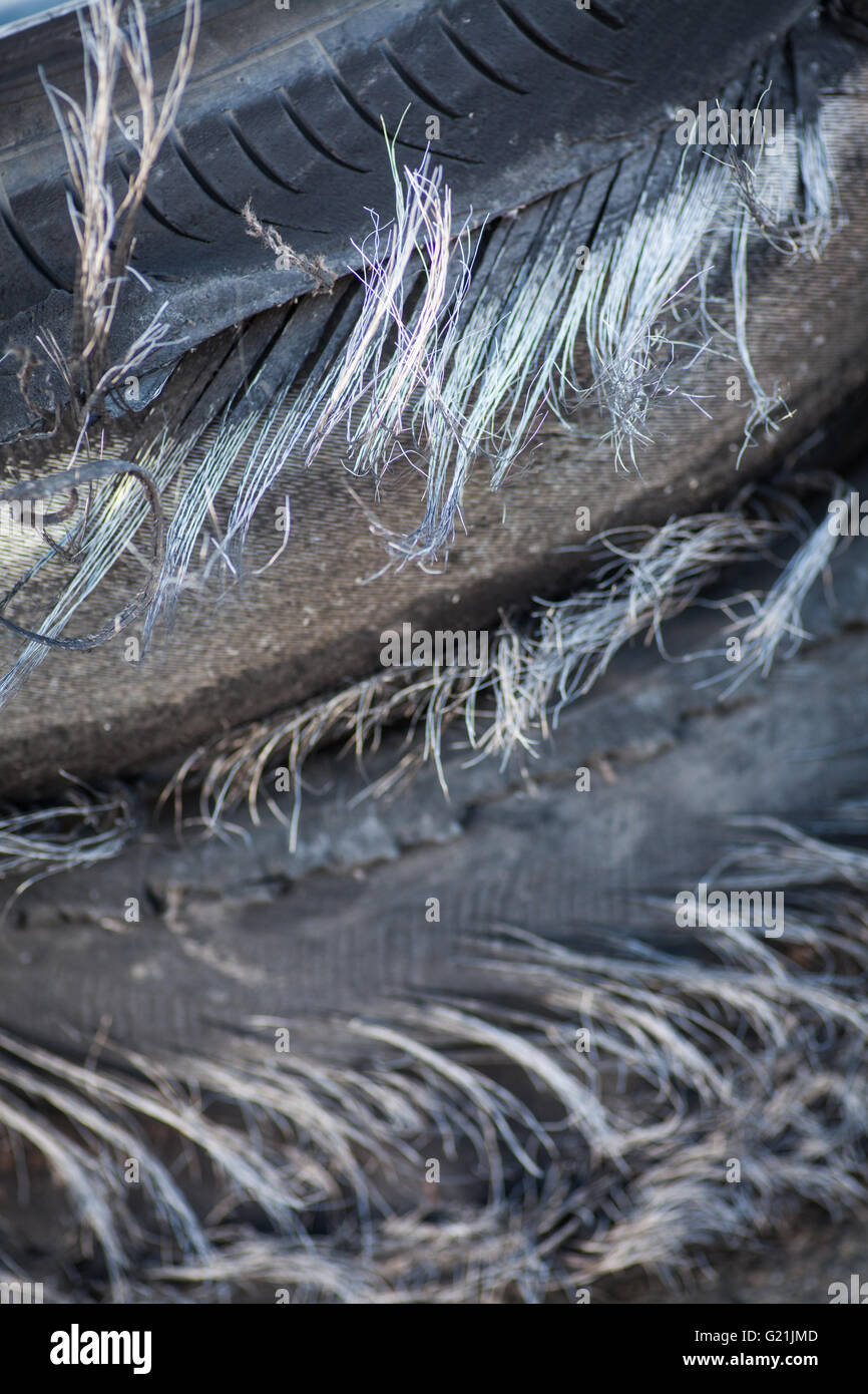 Blown out tyre hi-res stock photography and images - Alamy